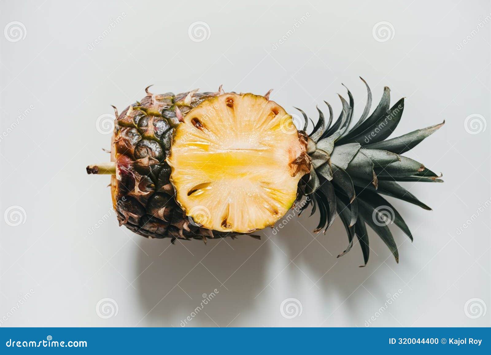 Close Up of the Textured Pattern of a Pineapple Stock Illustration ...