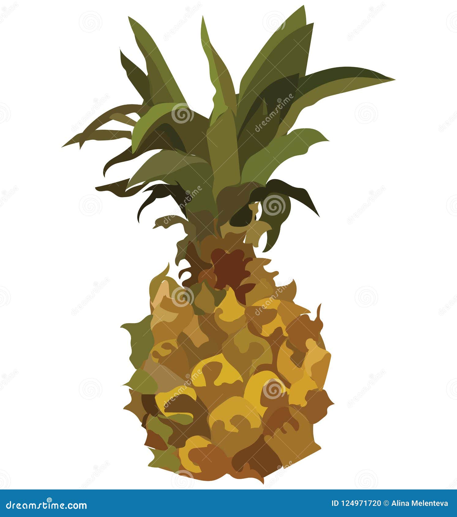 Vector fruit-10 stock vector. Illustration of painting - 124971720