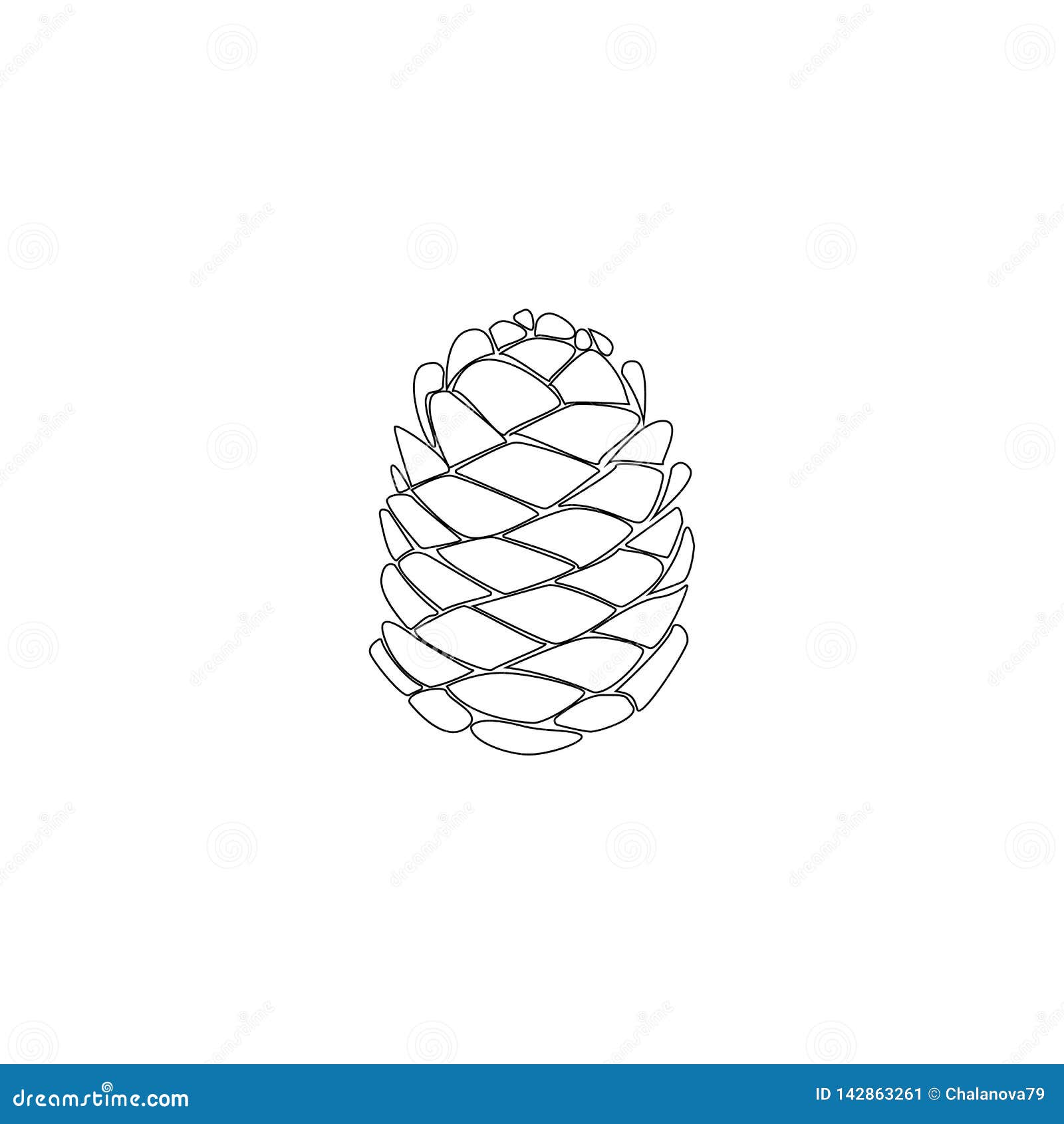 Pinecone Icon, Logo, Emblem. Vector Illustration. Line Style. Eps10 ... Pinecone Icon, Logo, Emblem. Vector Illustration. Line Style. Eps10 ...