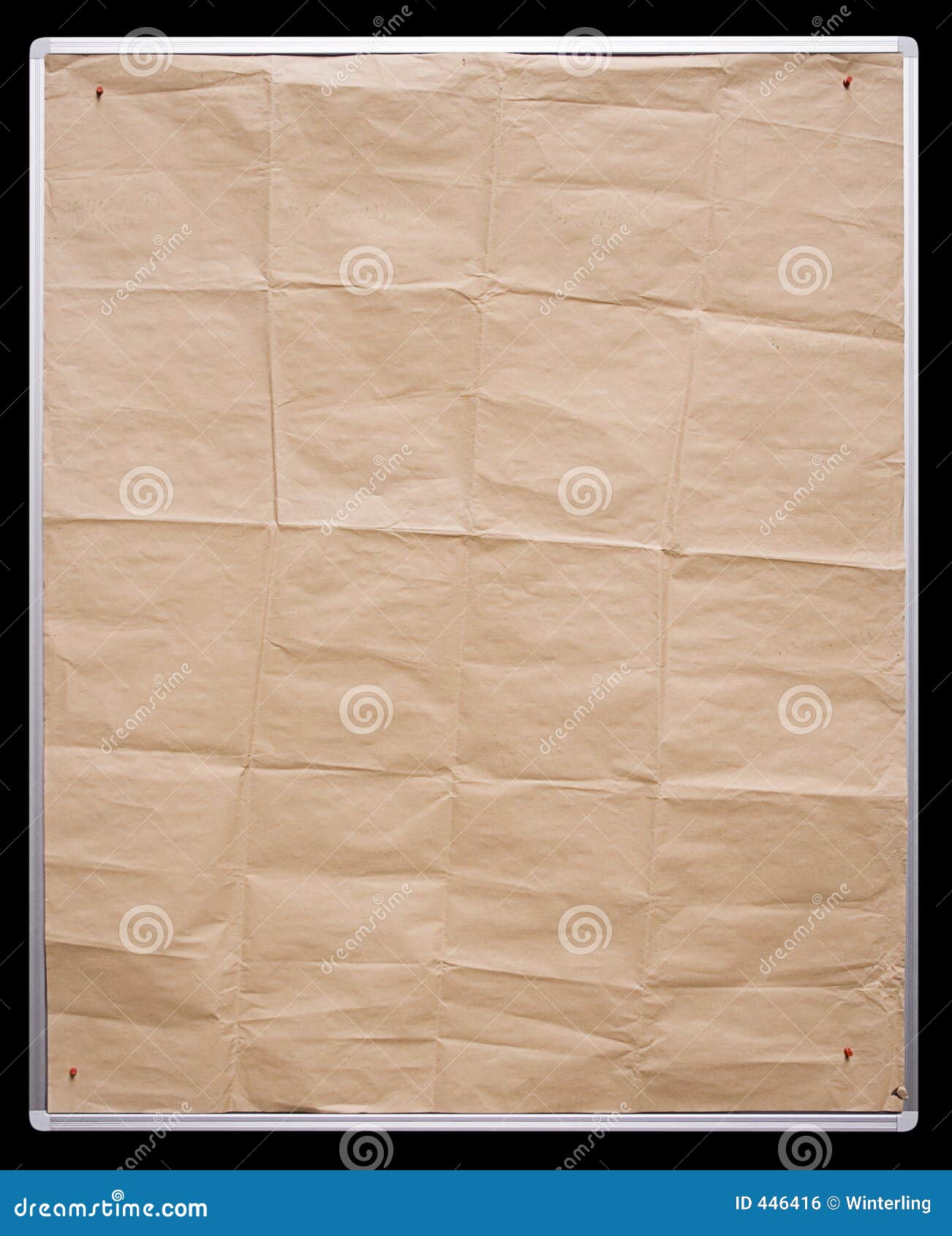 Pined Packing Paper W/ Path Stock Photo - Image of attach, office: 446416