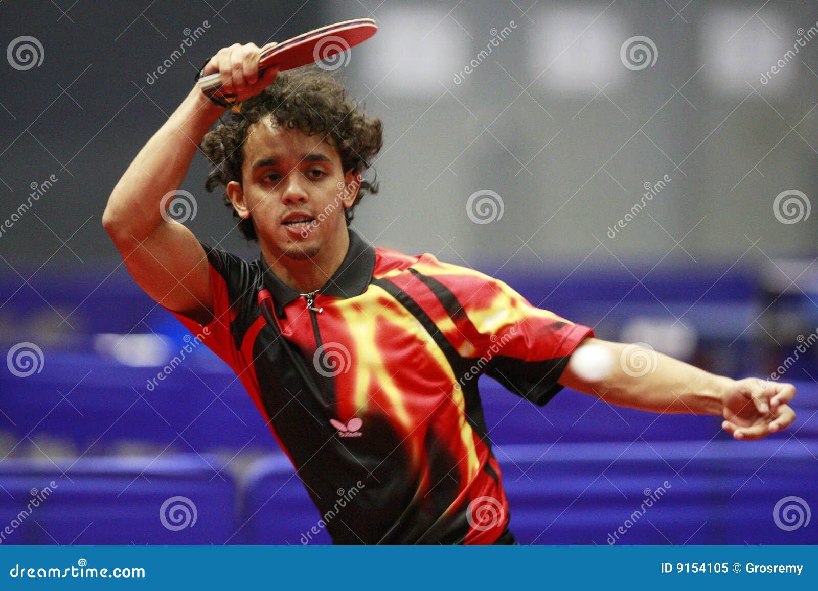 Ping-pong image éditorial. Image of tennis, joueurs, bille - 9154105