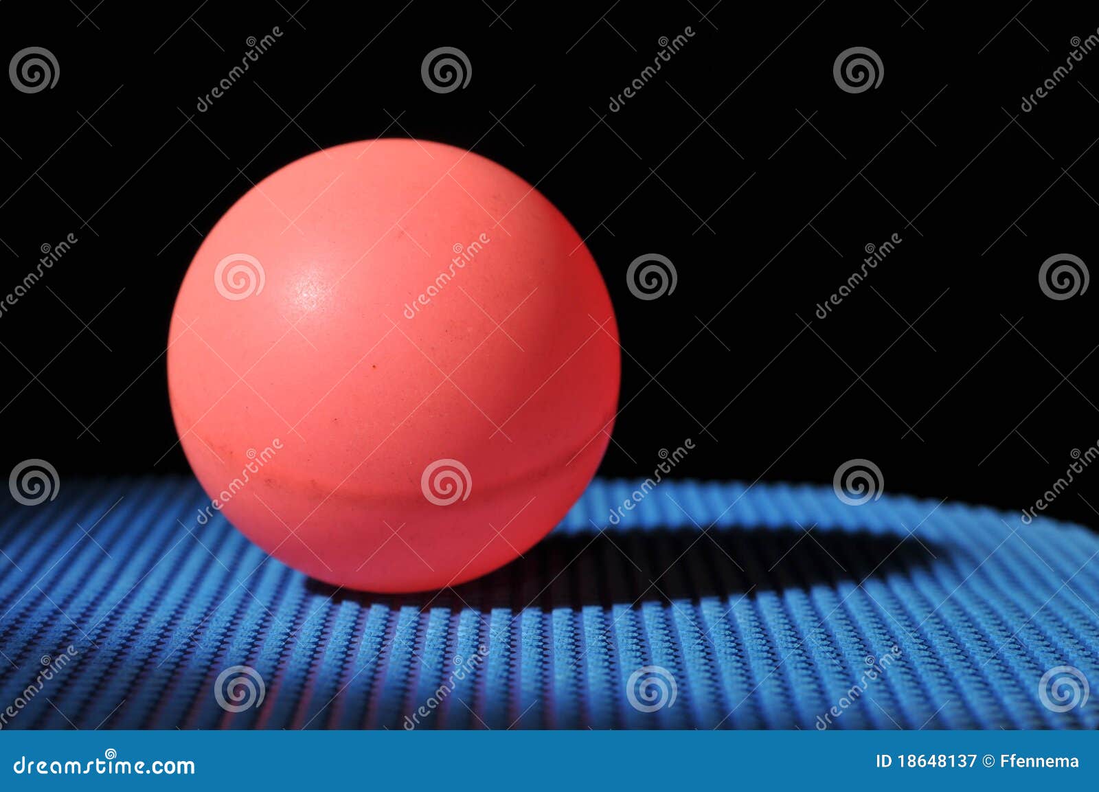 Ping Pong Ball with Table Tennis Paddle Stock Image - Image of sphere ...