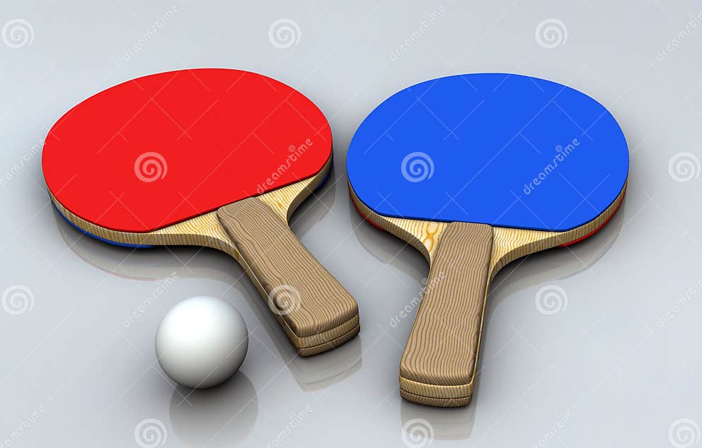 Ping Pong Bats stock illustration. Illustration of indoor - 6967052