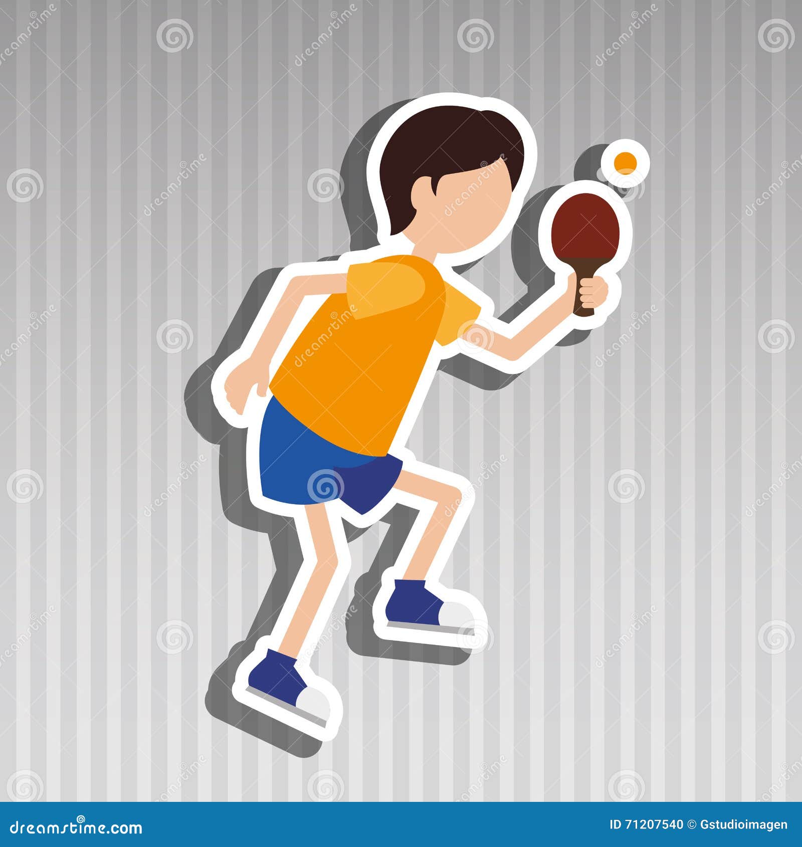 Ping pong game design stock illustration. Illustration of action - 71207540