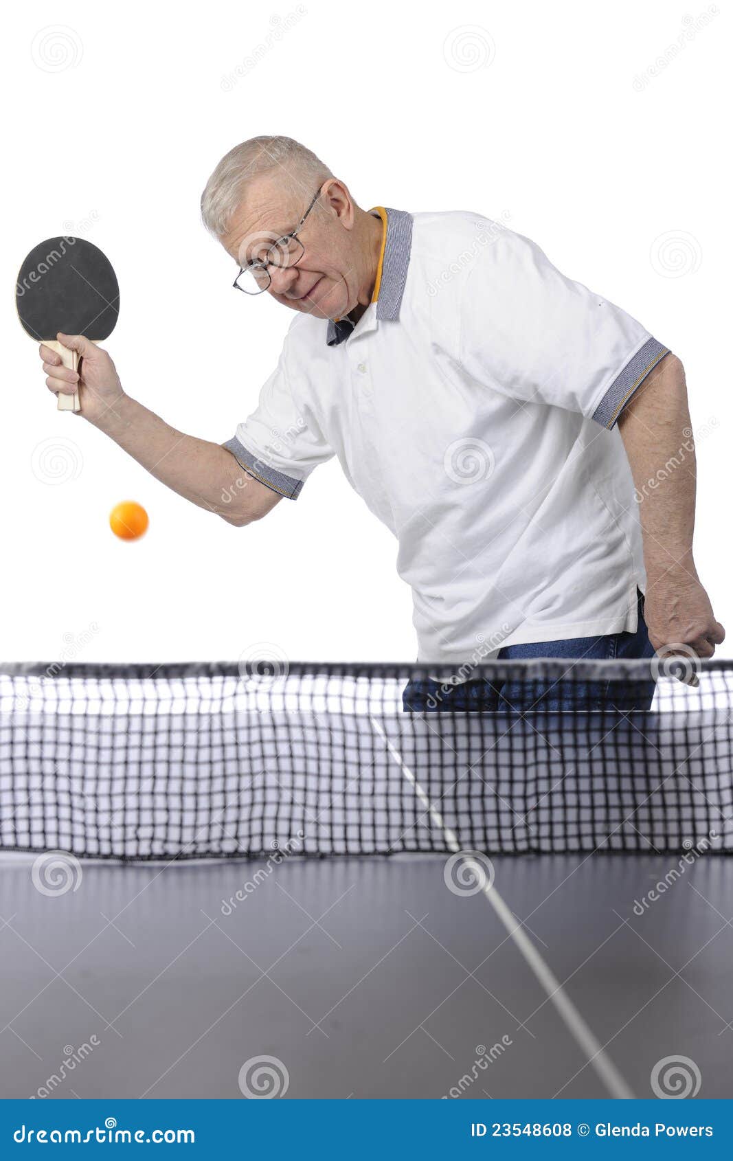 Ping Pong Man Focused stock photo. Image of fast, fitness - 23548608
