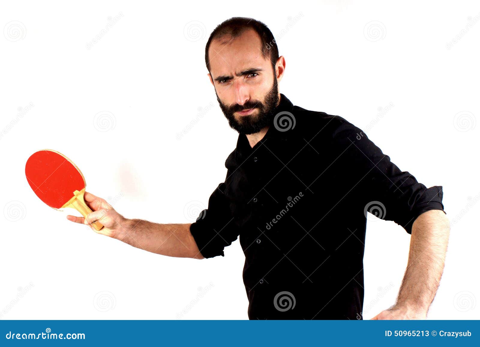 Ping pong stock image. Image of people, portrait, beard - 50965213