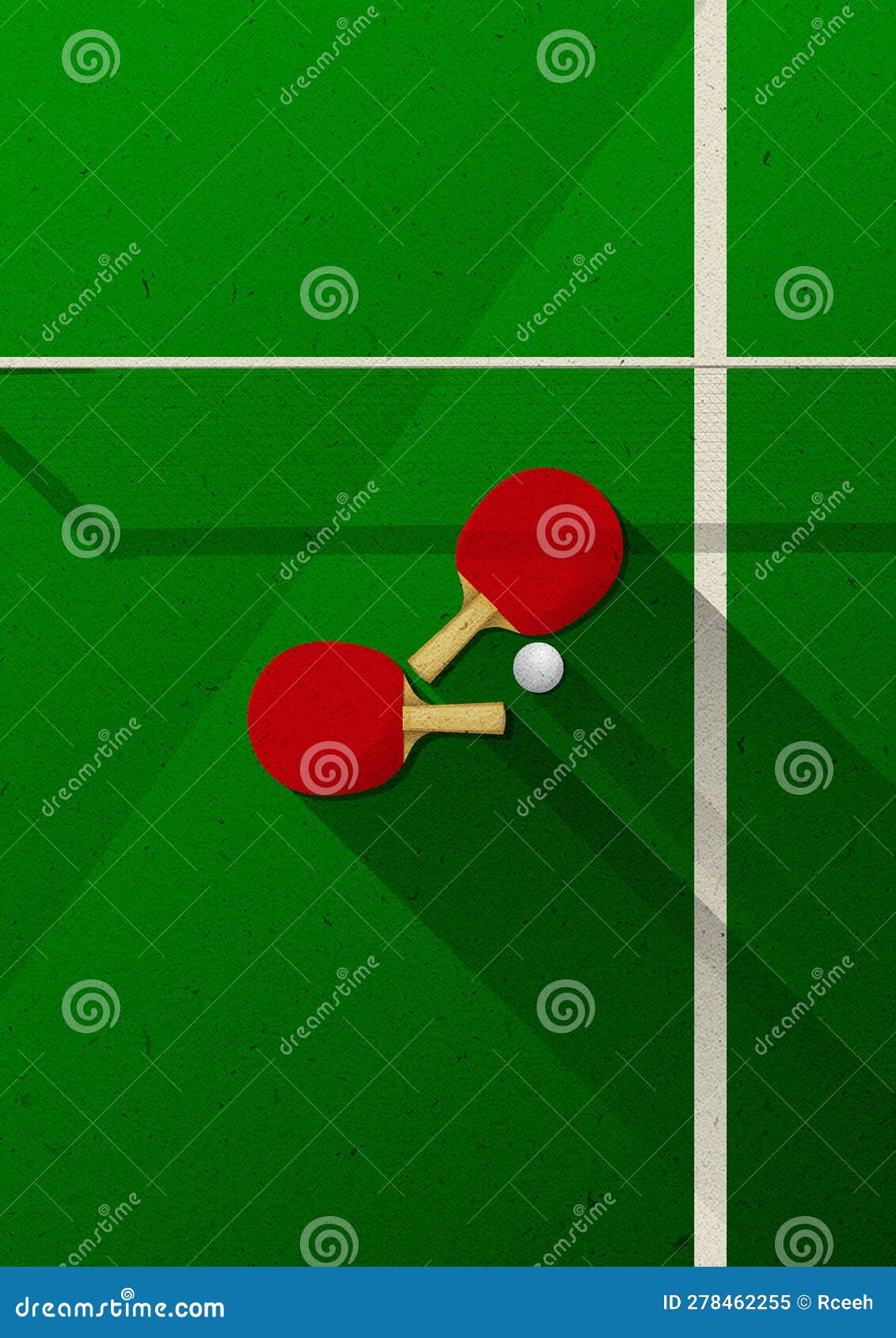 Ping Pong poster stock illustration. Illustration of recreational ...