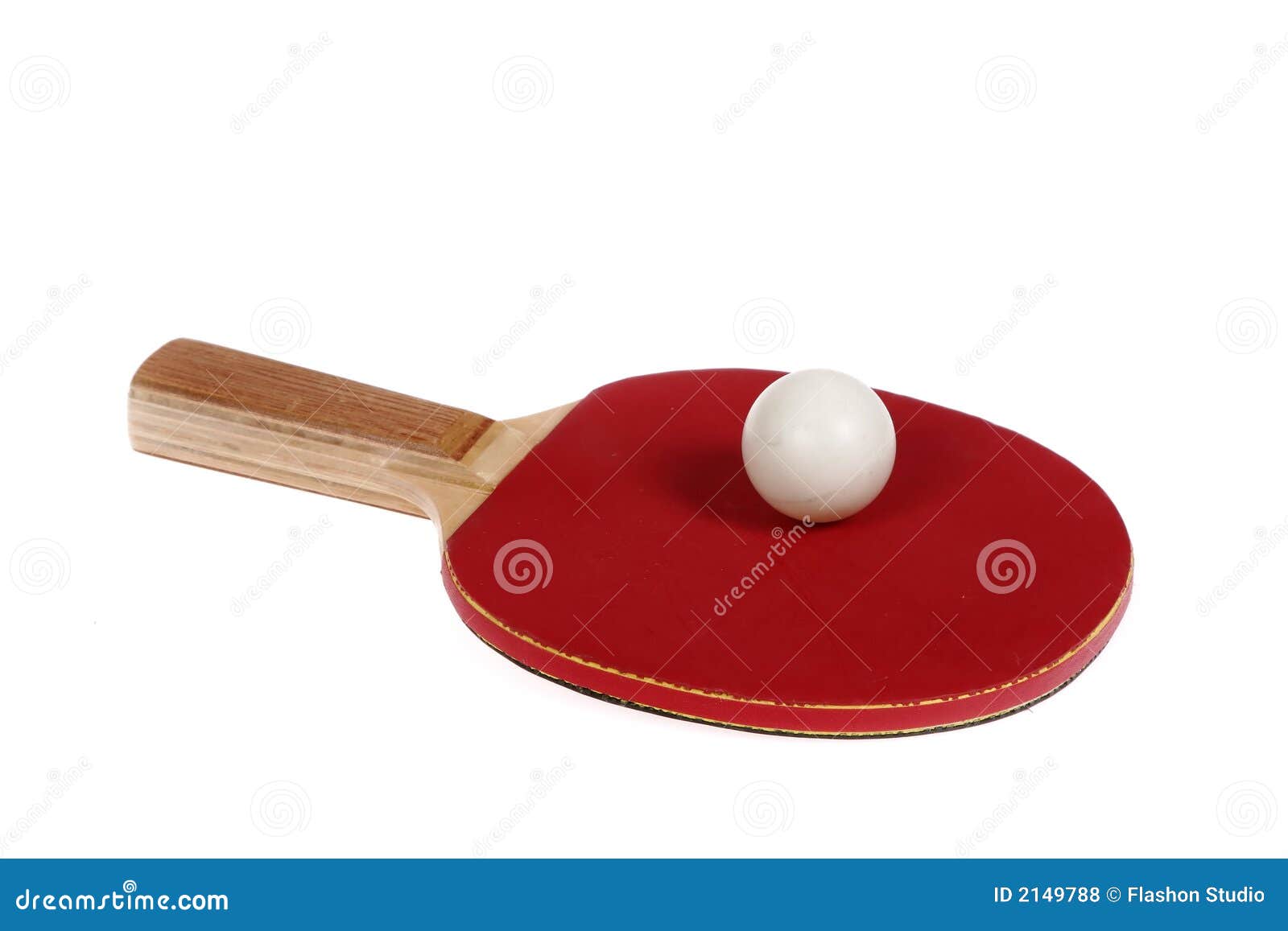 Ping pong racket and ball stock photo. Image of pong, isolated - 2149788
