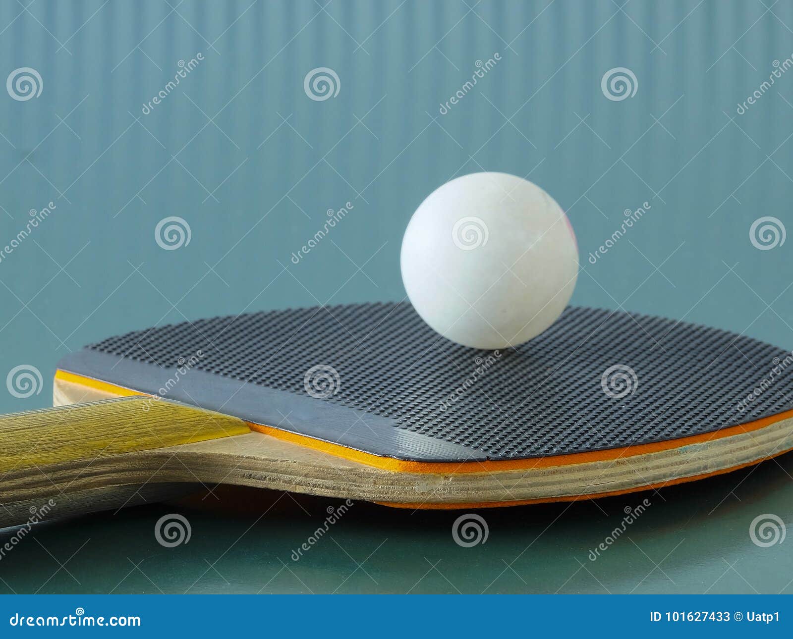 Ping pong racket stock image. Image of close, pingpong - 101627433