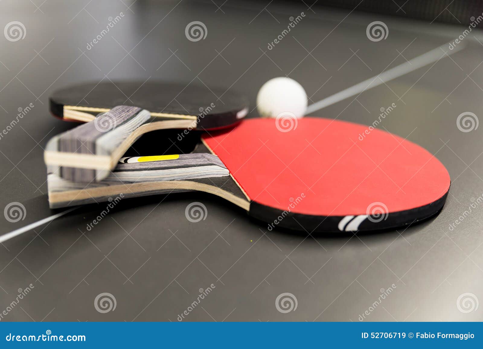 Ping pong rackets stock image. Image of outdoor, outside - 52706719