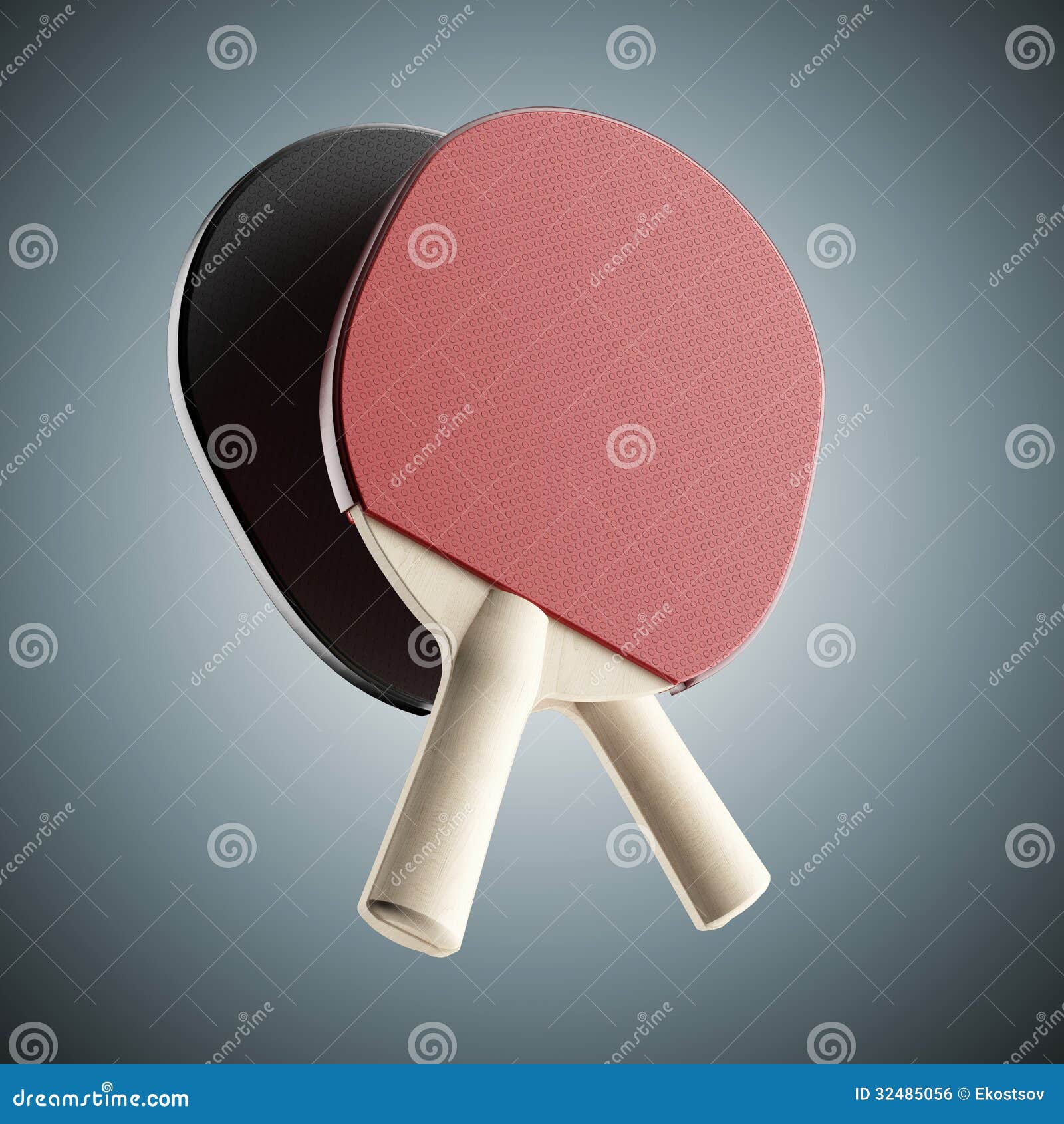 Ping-pong rackets stock illustration. Illustration of ball - 32485056