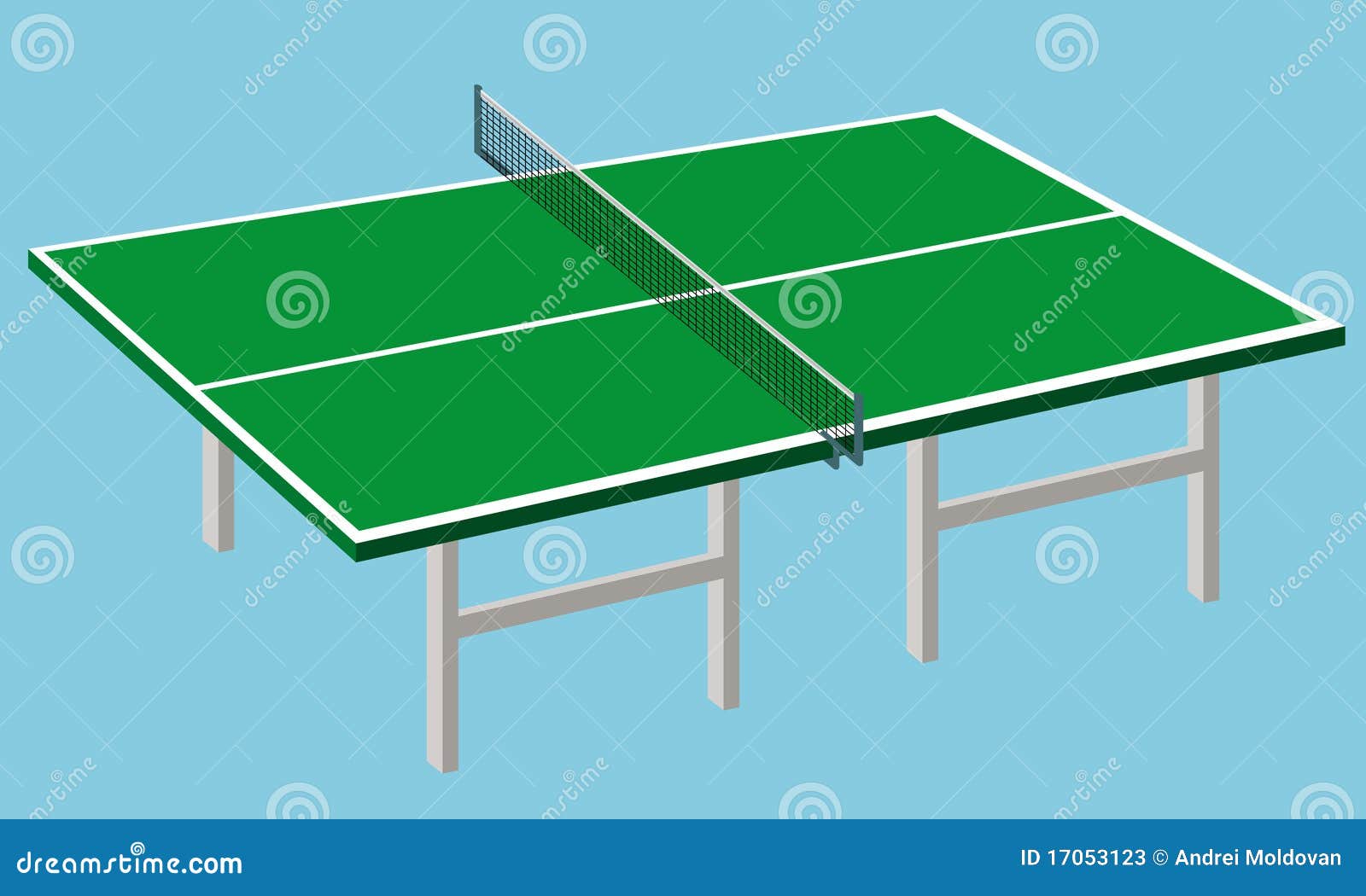 Ping-pong Table Cartoon Vector | CartoonDealer.com #17053123