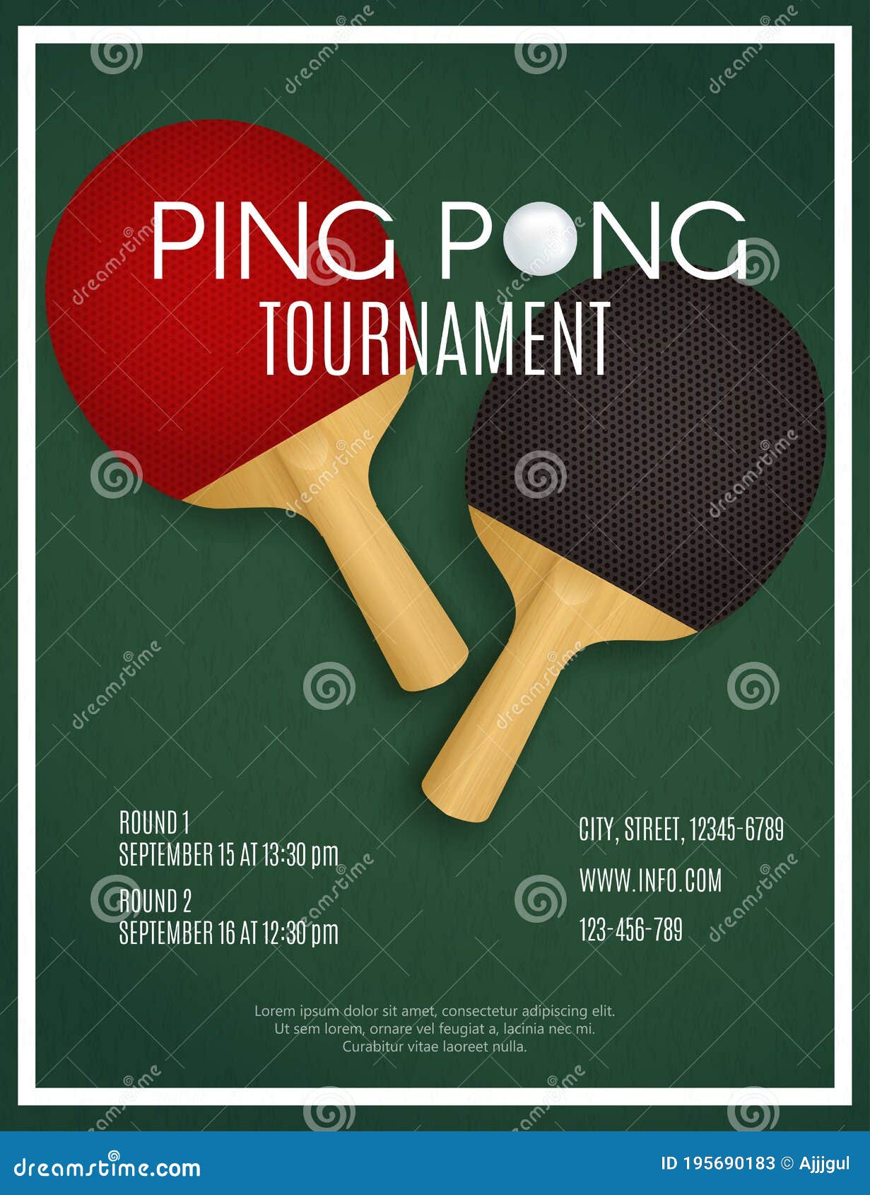 Ping Pong Vector Background Stock Vector - Illustration of inside ...