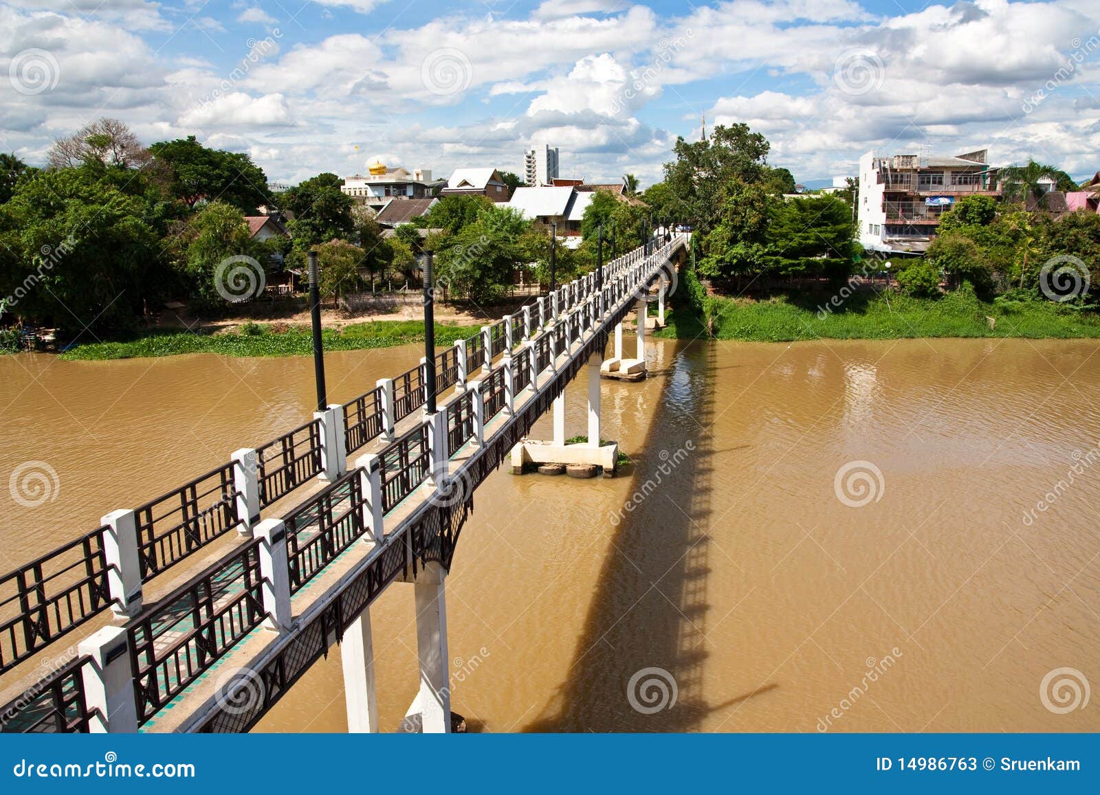 Ping River Bridge stock image. Image of ocean, design - 14986763