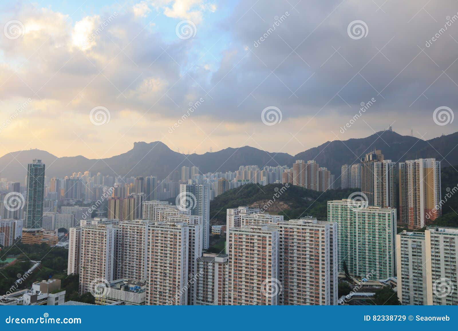 Ping Shan View Choi Ying Estate Editorial Stock Image - Image of east ...
