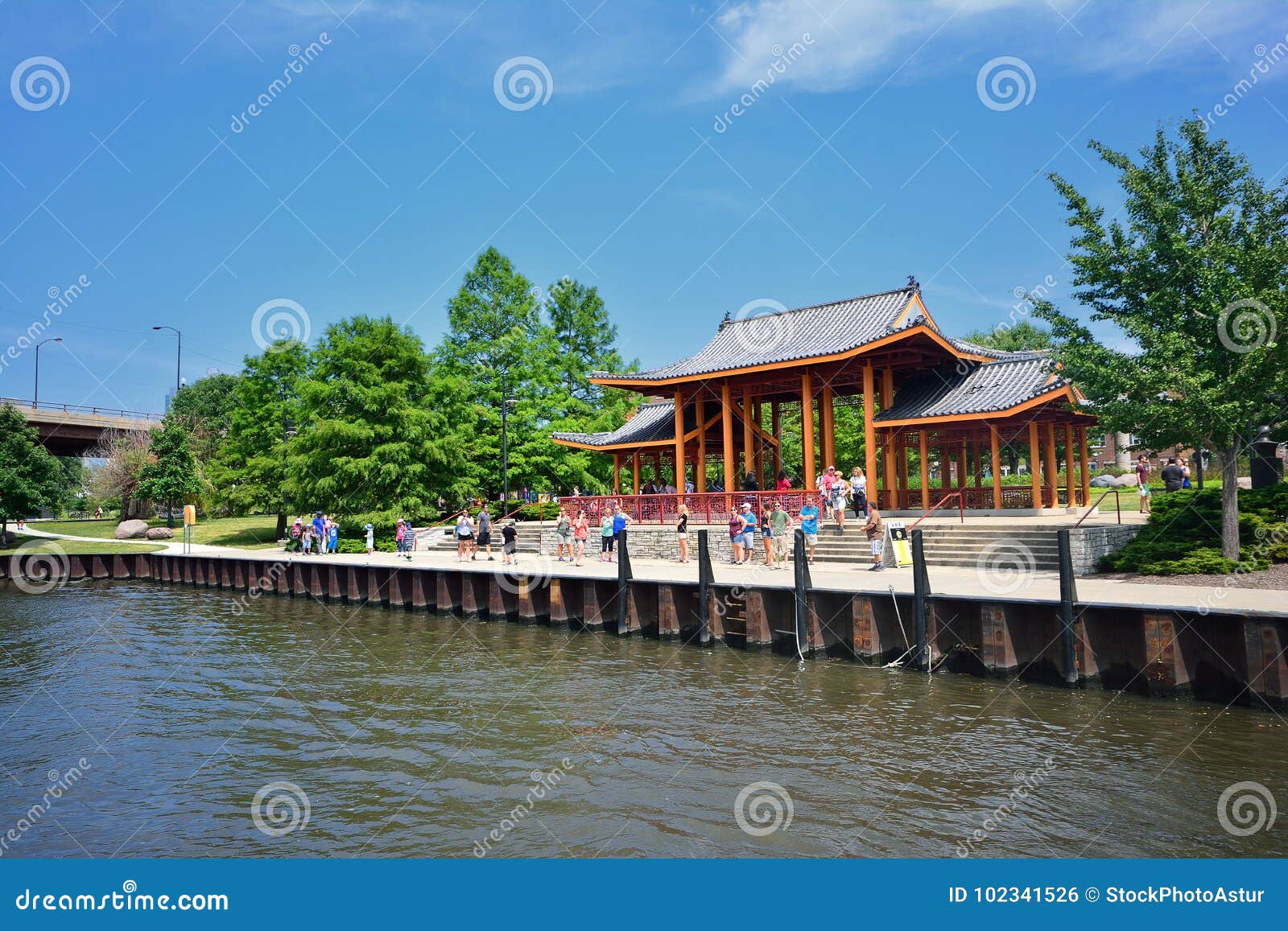 Ping Tom Memorial Park En Chicago Chinatown Foto editorial - Imagen de ...