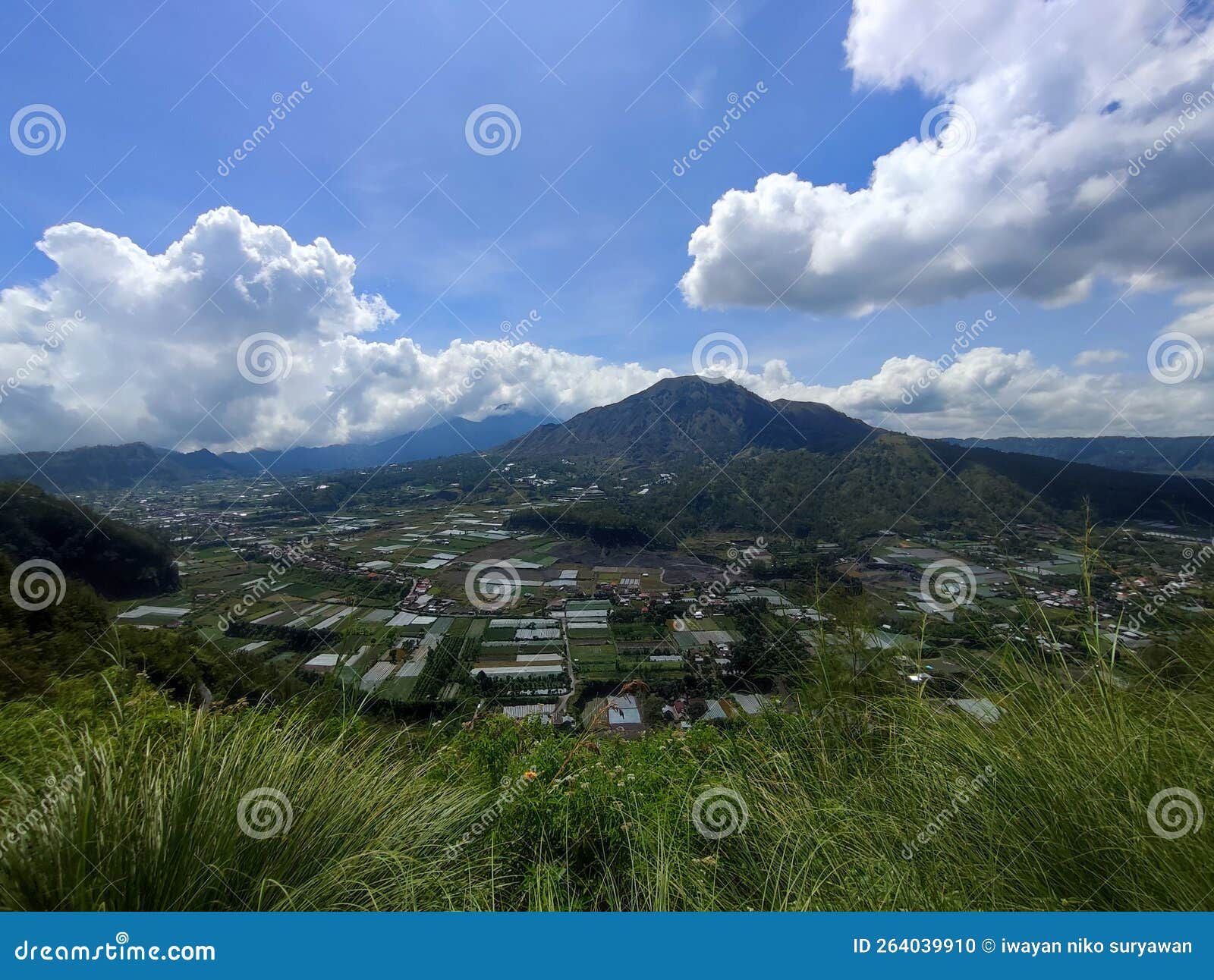 Pinggan Village at Kintamani Bali Stock Photo - Image of bali, pinggan ...