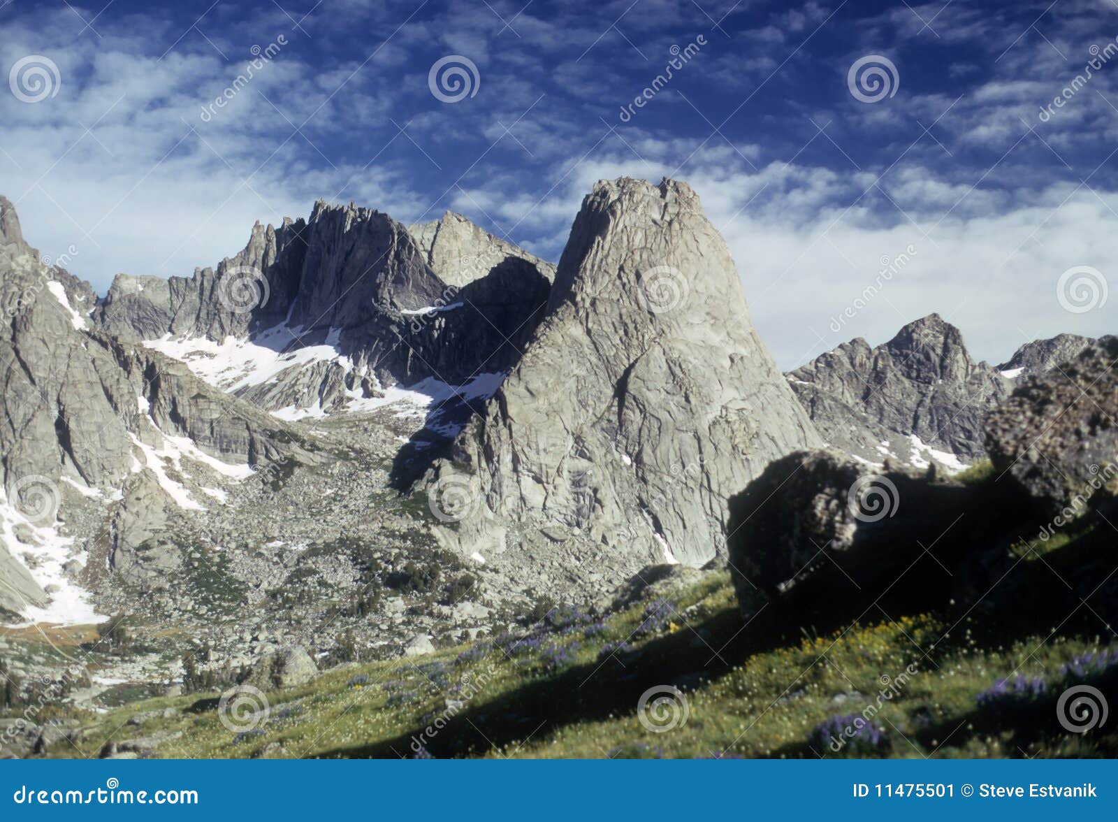 Pingora & Cirque of the Towers Stock Image - Image of steep, crag: 11475501