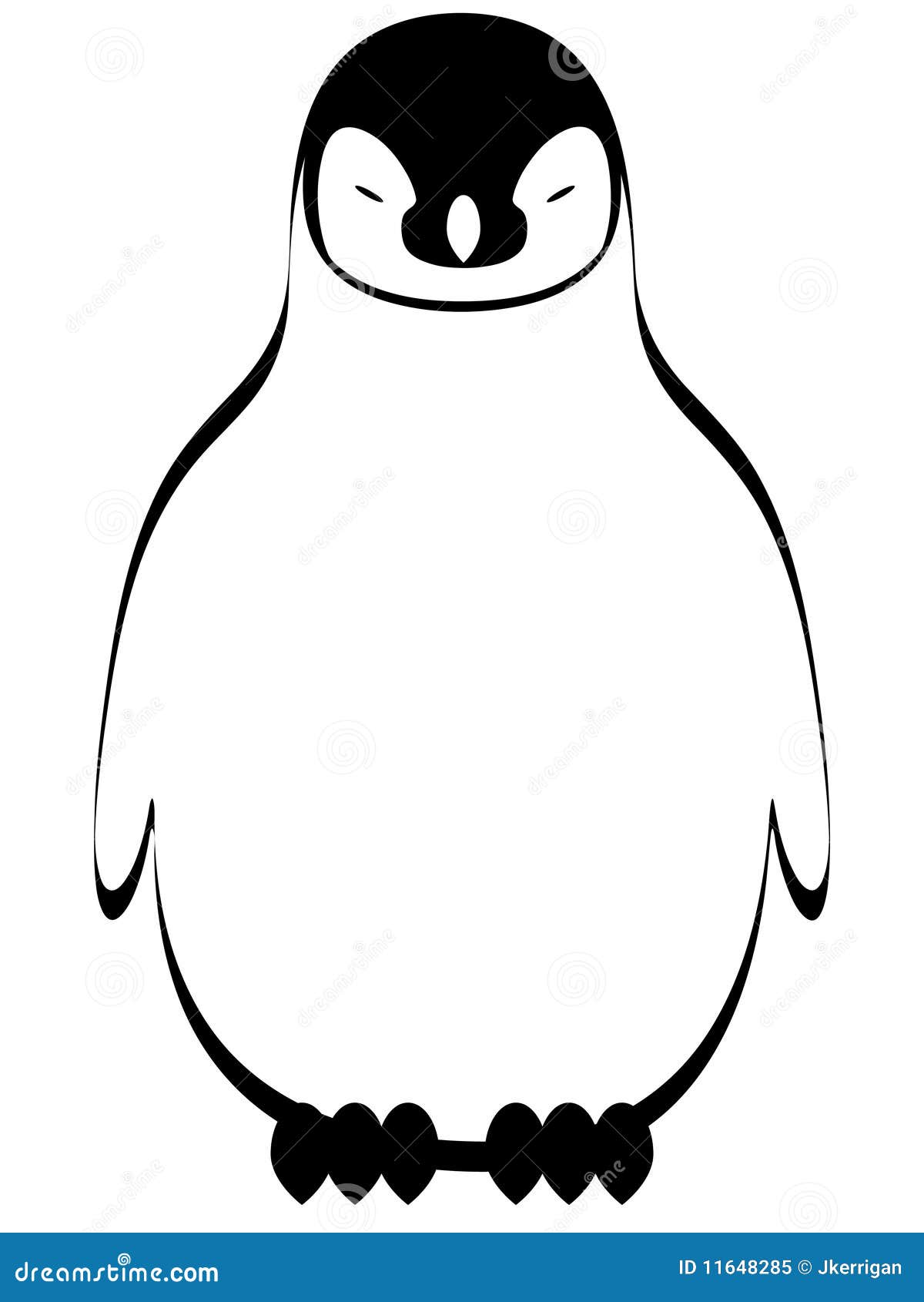 Pingouin illustration de vecteur. Illustration du caractère - 11648285