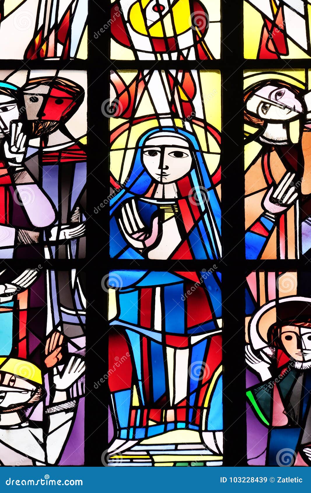 Pingstdagen Nedstigning Av Den Heliga Anden Fotografering för ...