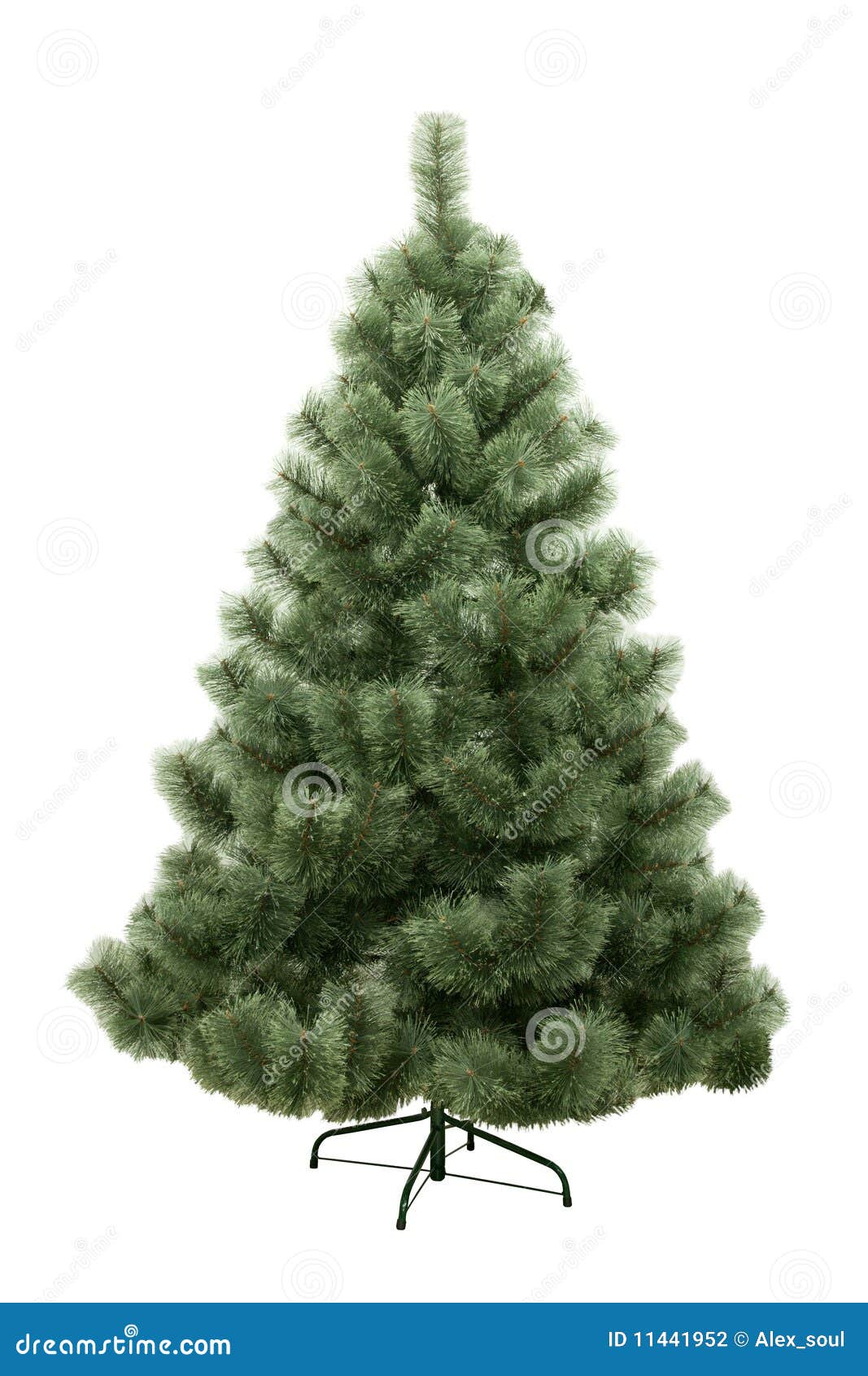 Pinho-árvore Do Natal, Isolada Foto de Stock - Imagem de tradicional ...