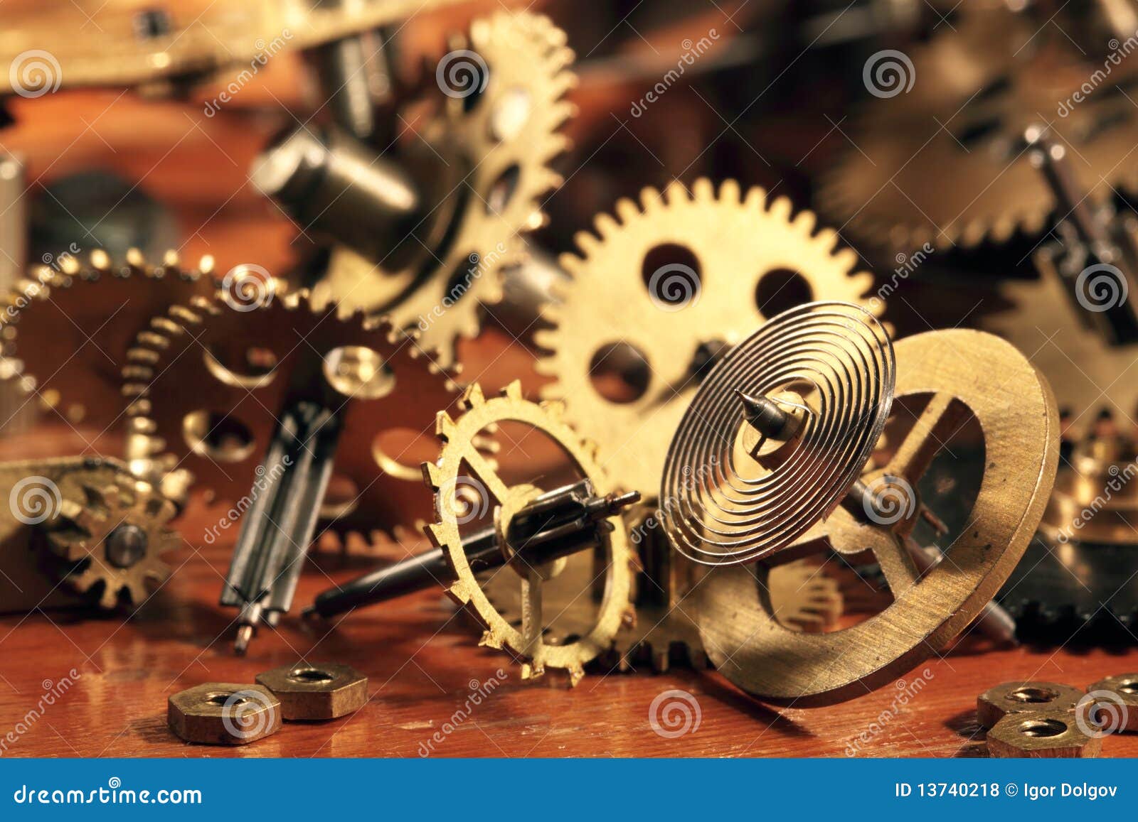 Pinions stock photo. Image of machinery, cogs, bras, closeup - 13740218