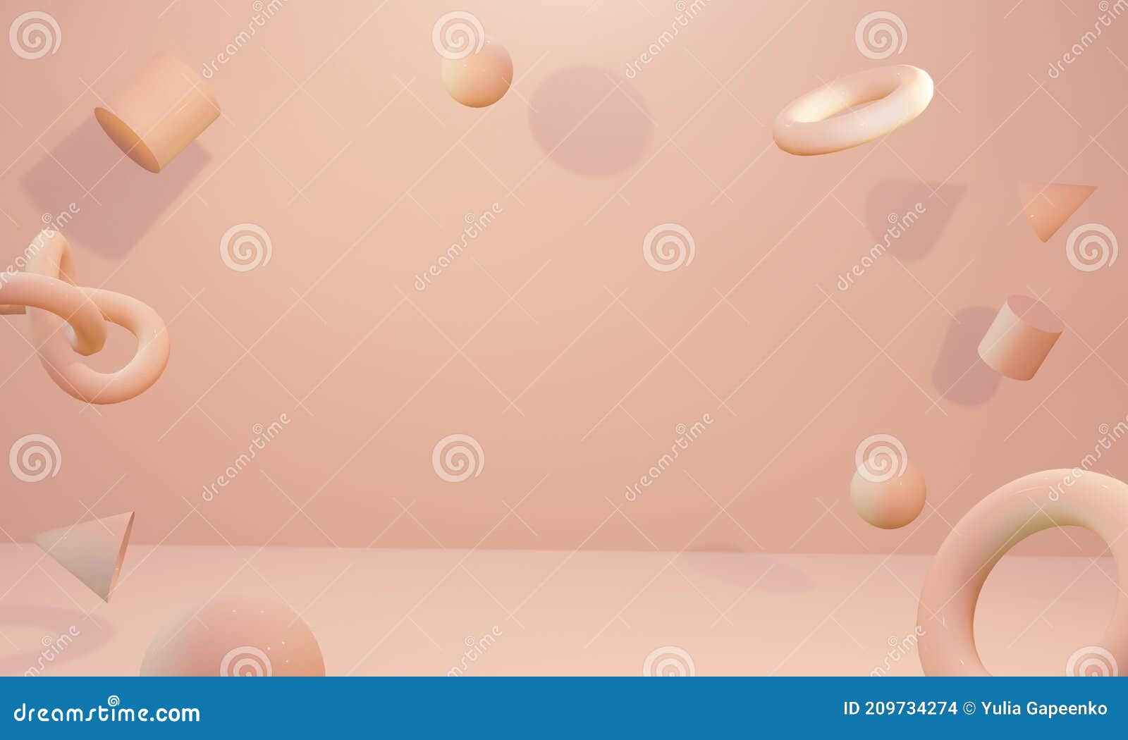 Pink Abstract Background with Metallic Color Gradient Geometric Shapes ...