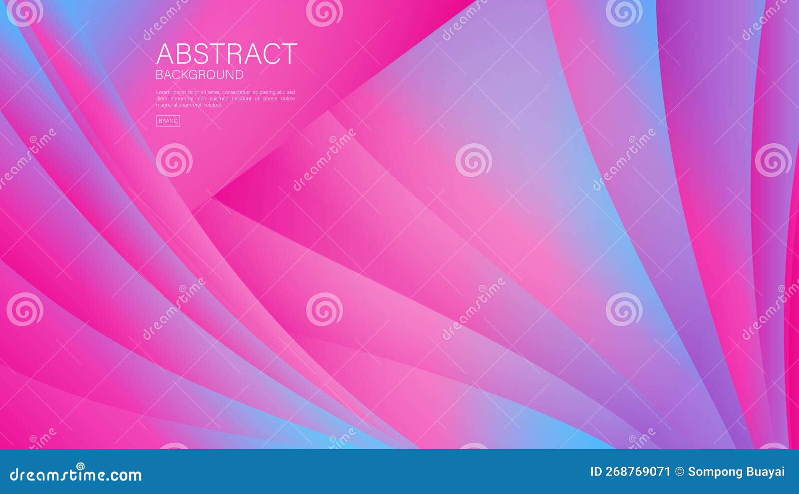 Pink Abstract Background, Pink Wave Background for Valentine, Gradient ...