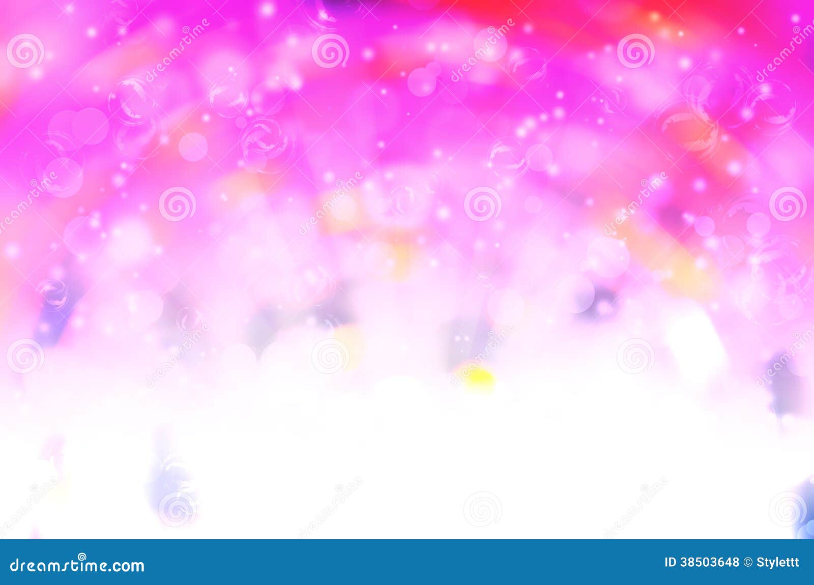 Pink Abstract with Bubble and Circles Background Stock Illustration ...