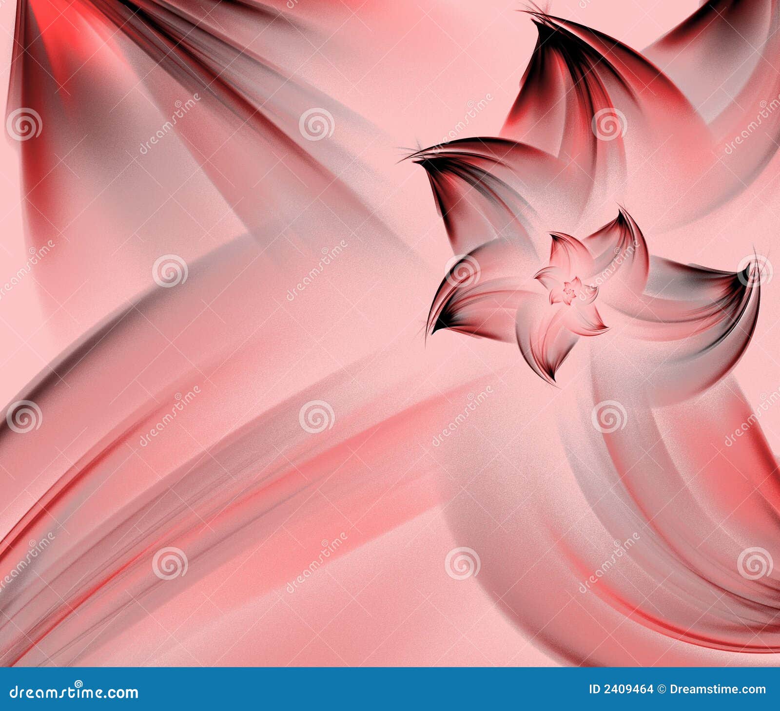 Pink Abstract Flower Petals Stock Illustration - Illustration of ...
