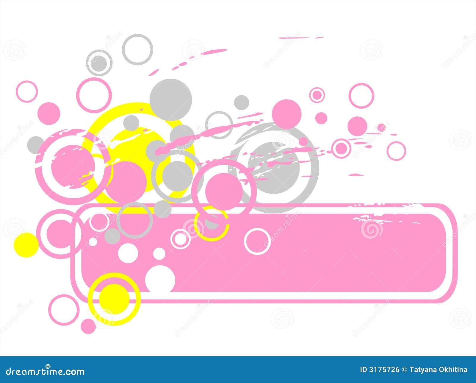 Pink abstract frame stock vector. Illustration of artistic - 3175726