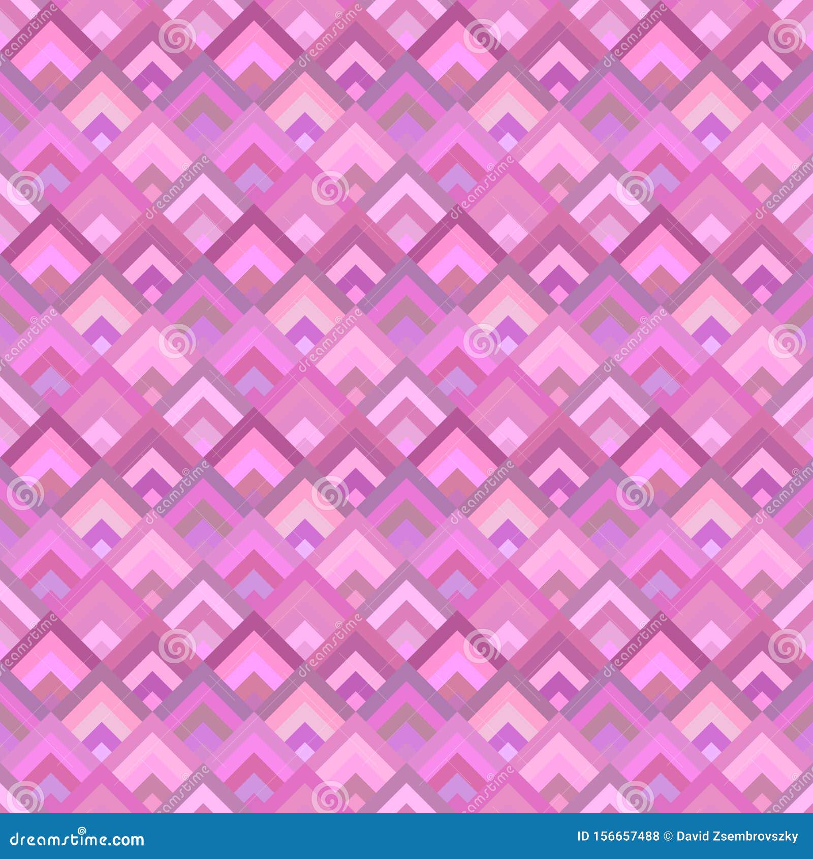 Pink Geometric Diagonal Square Tile Mosaic Pattern Background Stock ...