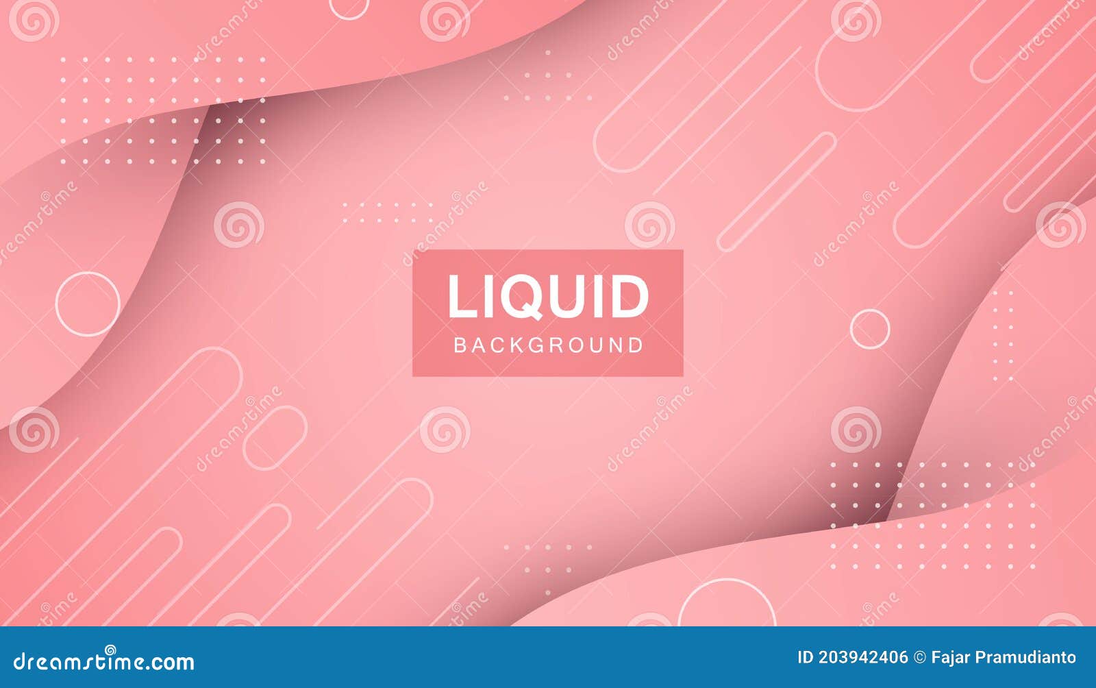 Pink Abstract Liquid Background. Modern Shape Concept Stock Vector ...