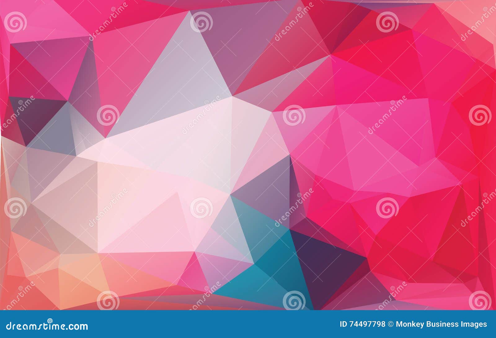 Pink Abstract Low Poly Vector Background Stock Vector - Illustration of ...
