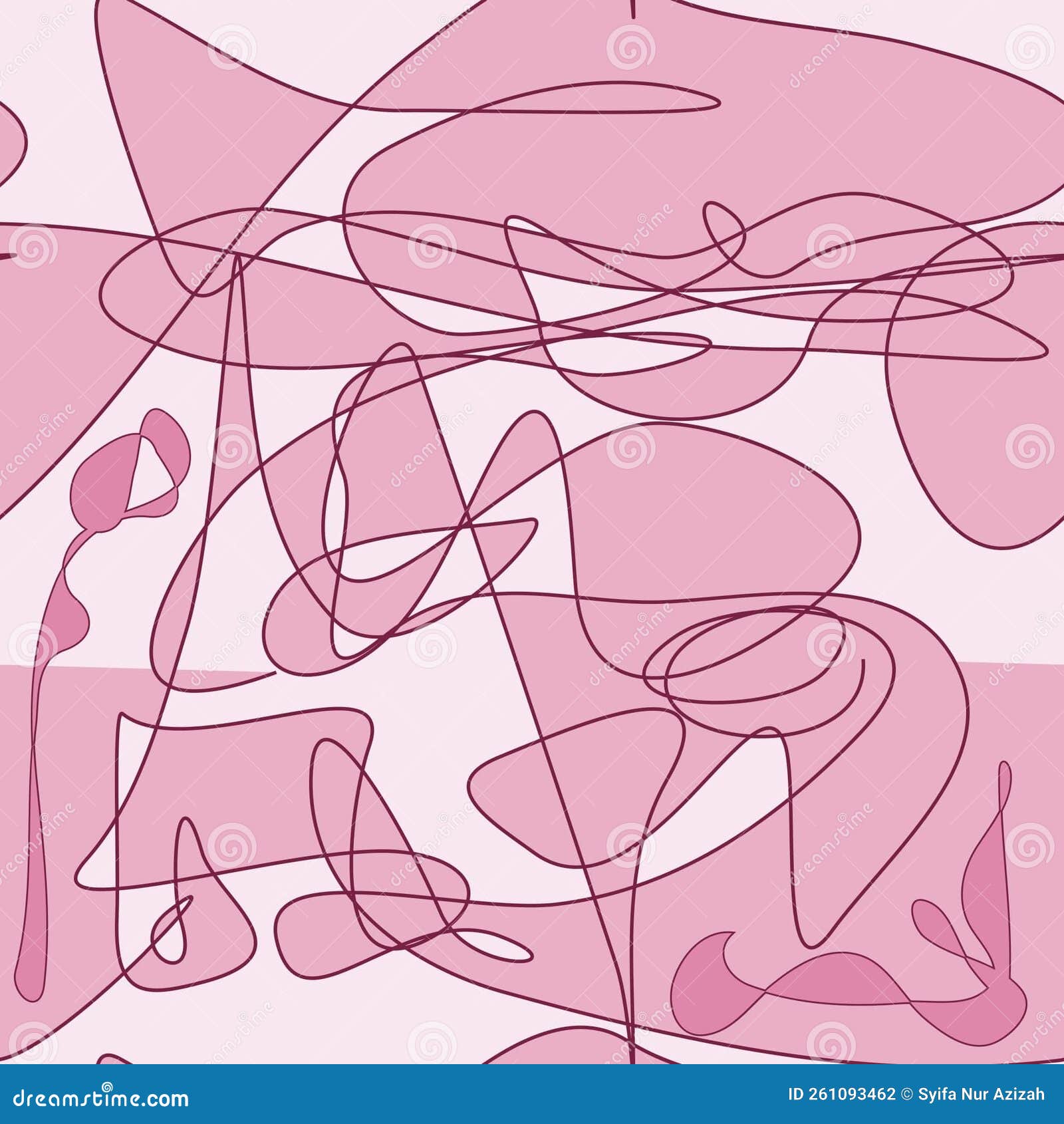 Pink Abstract Messy Line Pattern Stock Vector - Illustration of ...