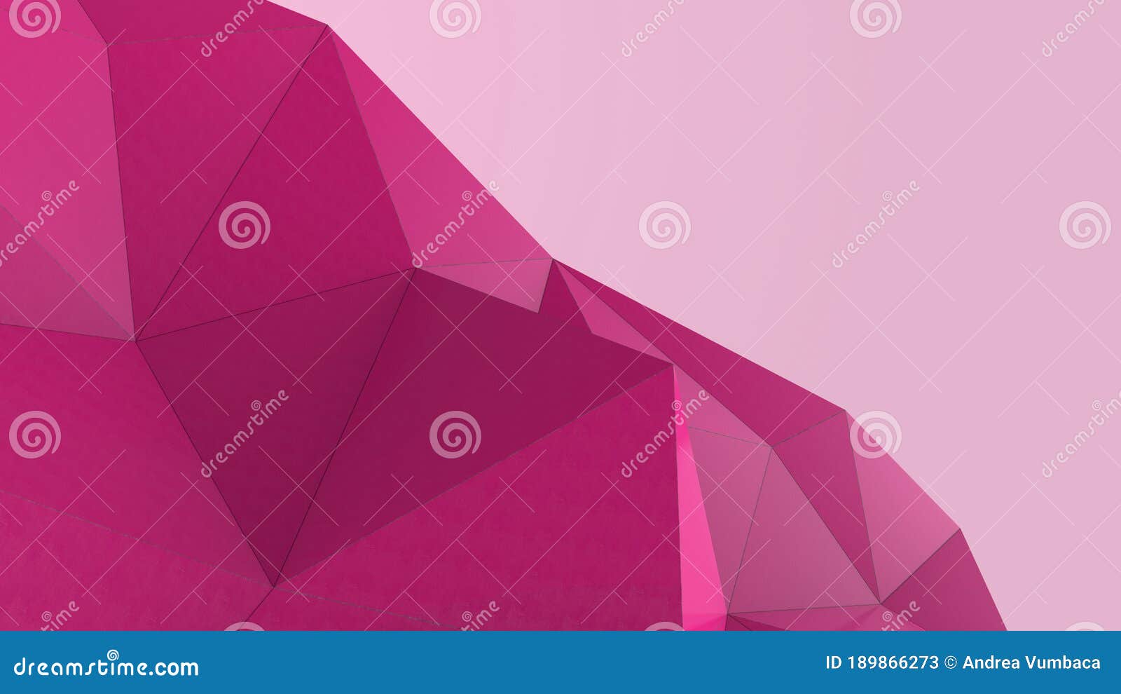 Pink Abstract Modern Crystal Background. Polygon, Line, Triangle ...
