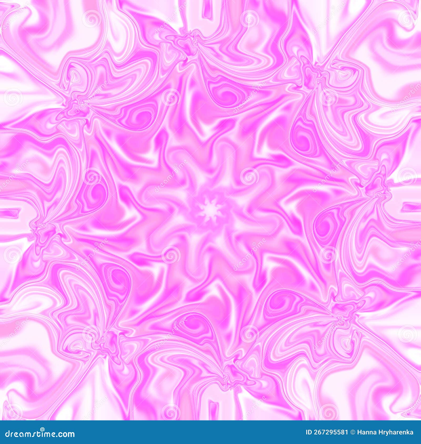 Pink Abstract Pattern, Modern Decorative Drawing, Illustration ...