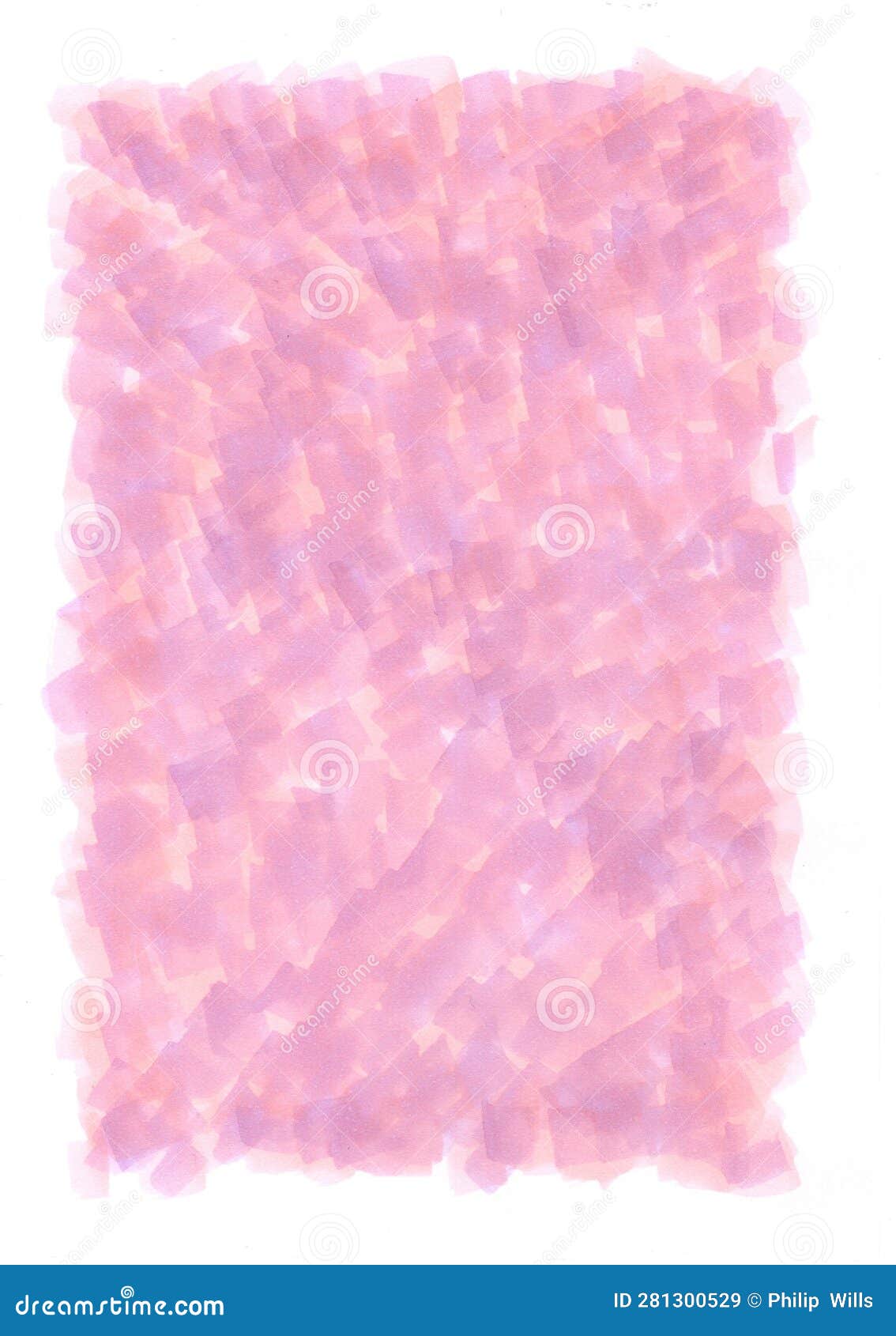 Pink Abstract Rectangle in Watercolour. Stock Illustration ...