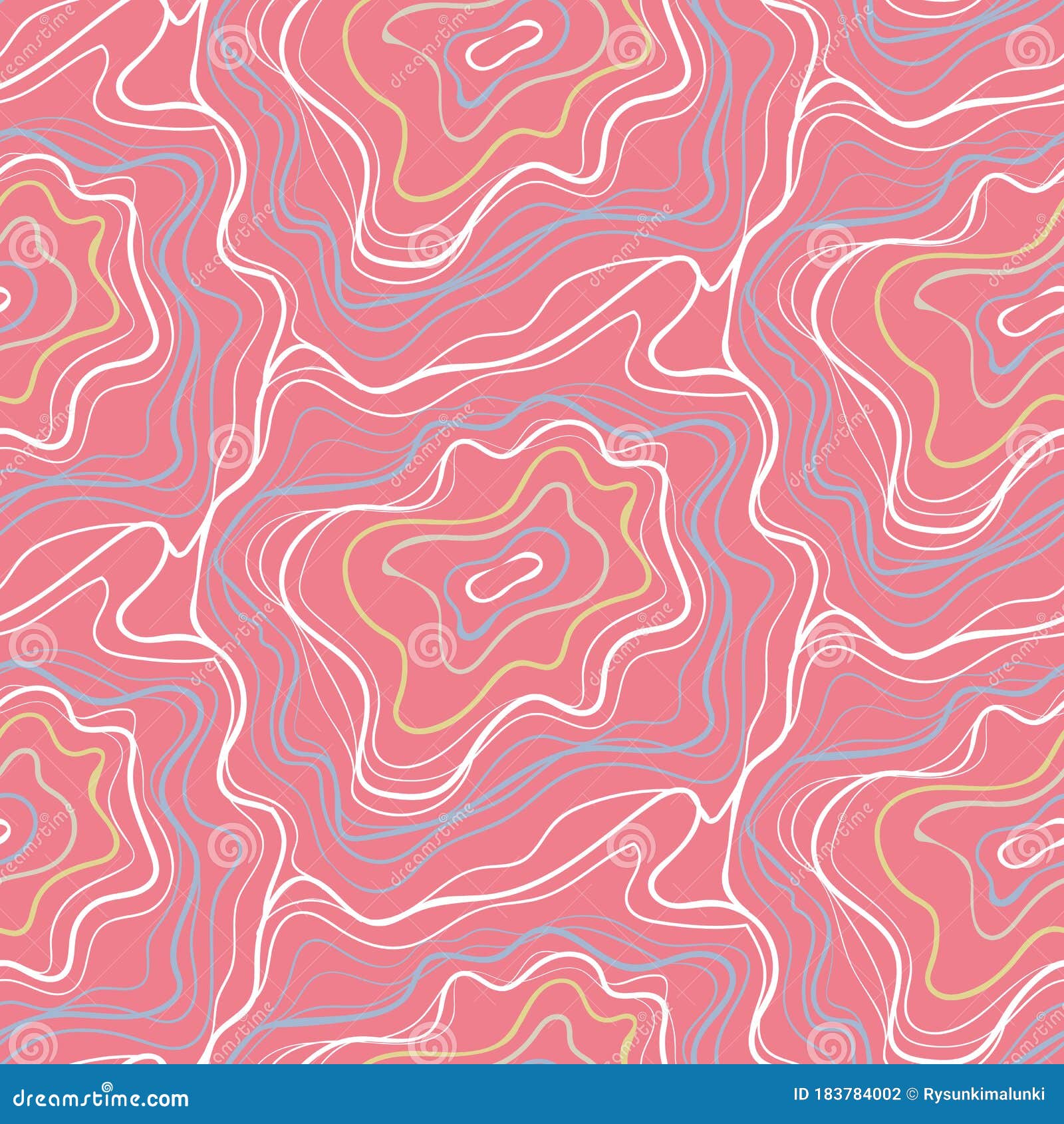 Pink Abstract Seamless Vector Linear Pattern Stock Vector ...