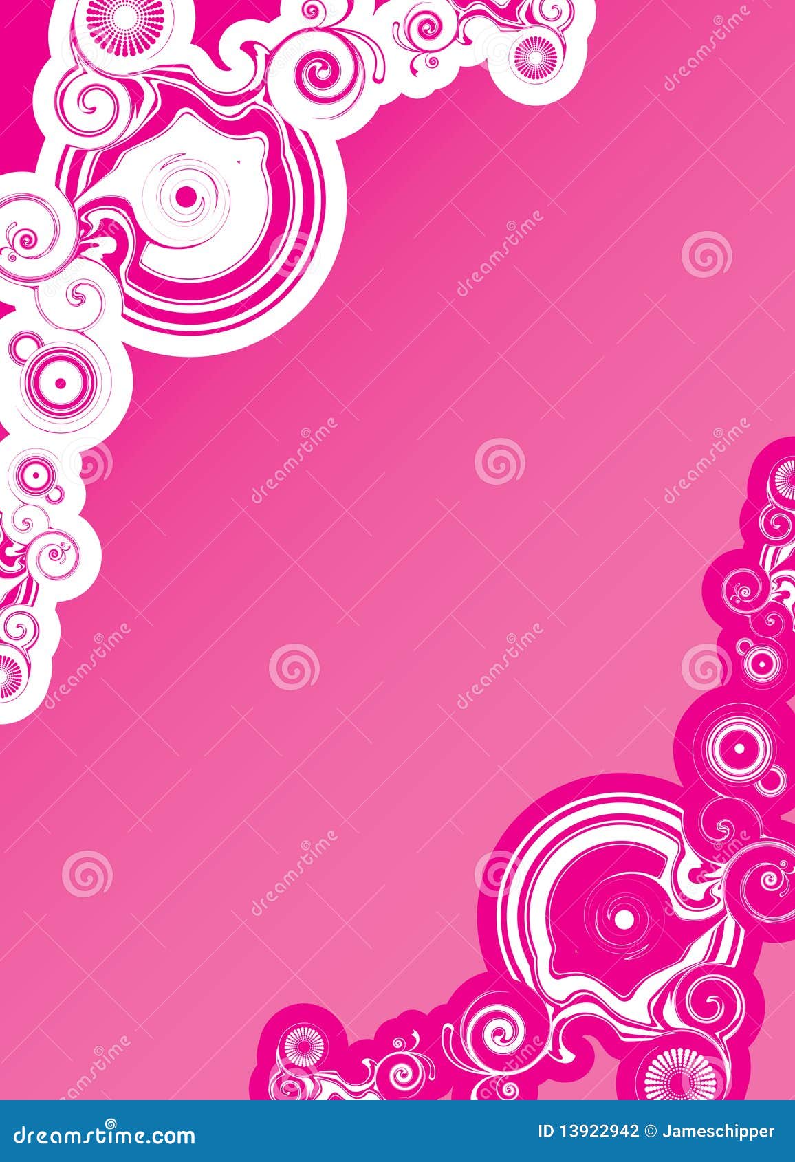 Pink abstract shapes stock vector. Illustration of pinky - 13922942