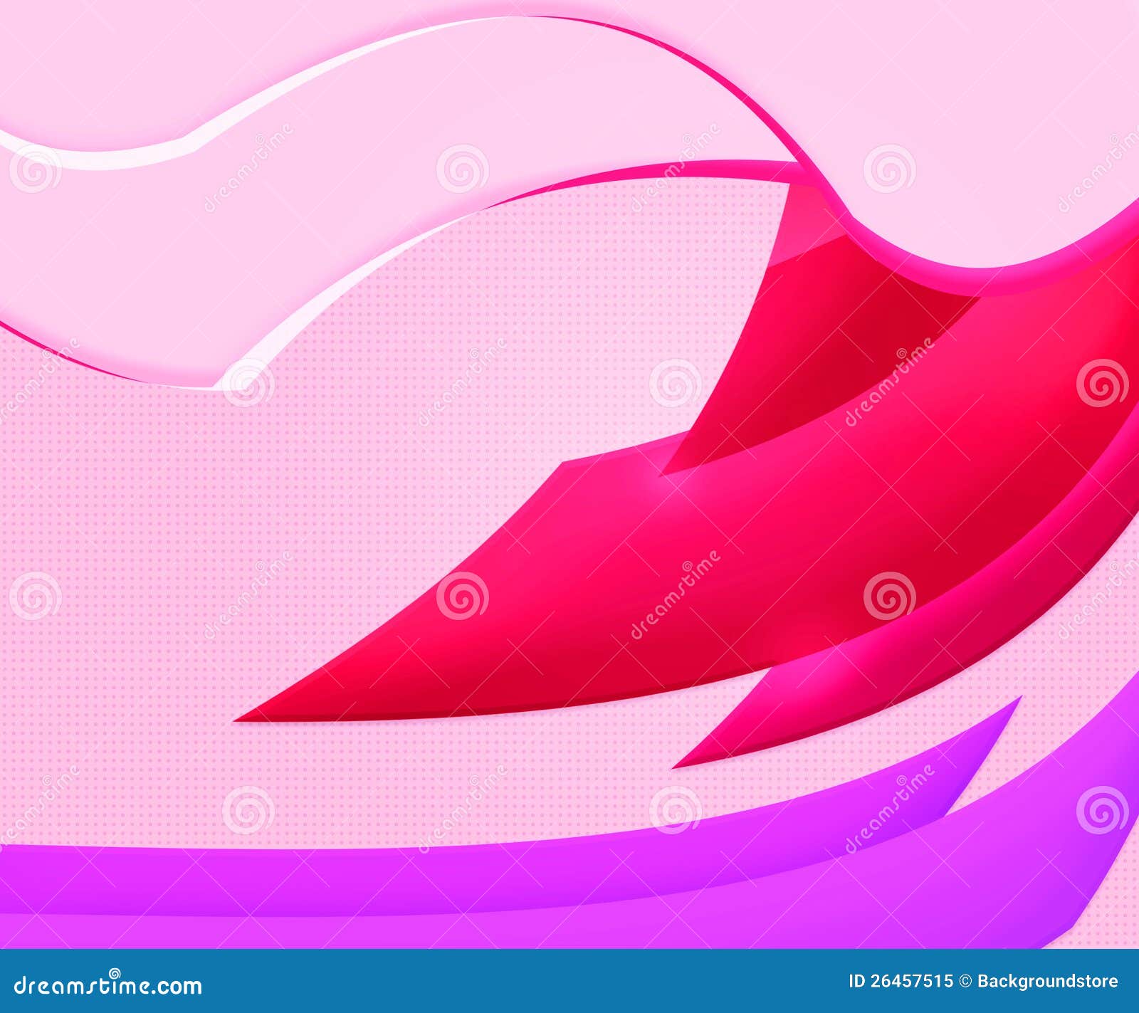 Pink Abstract Shapes Background Stock Illustration - Illustration of ...