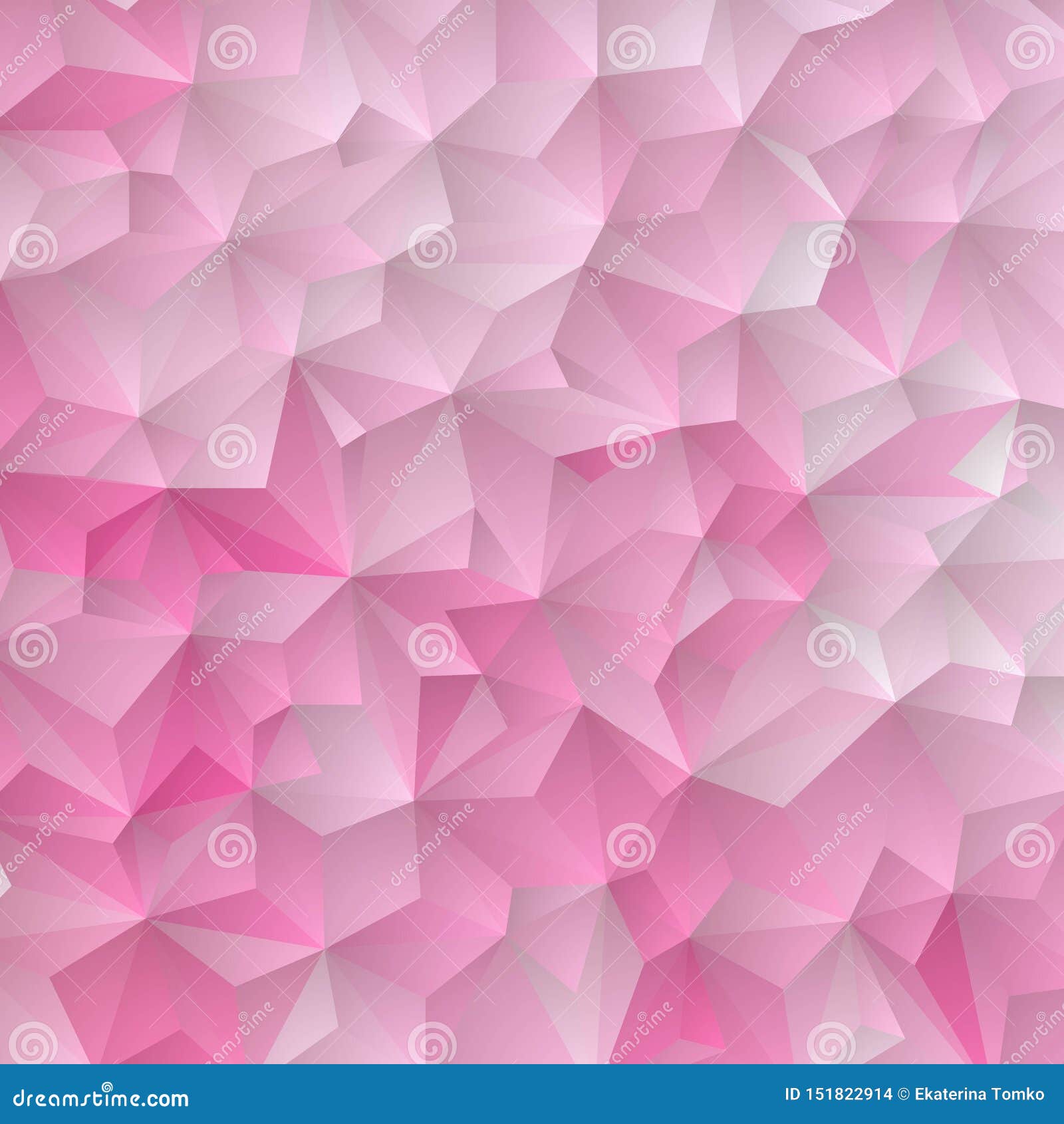 Pink Abstract Triangles. Polygonal Style. Vector Image. Eps 10 Stock ...