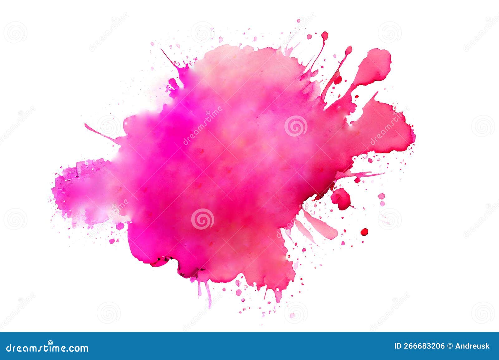 Pink Abstract Watercolor Splashes Background Design Wallpaper Stock ...