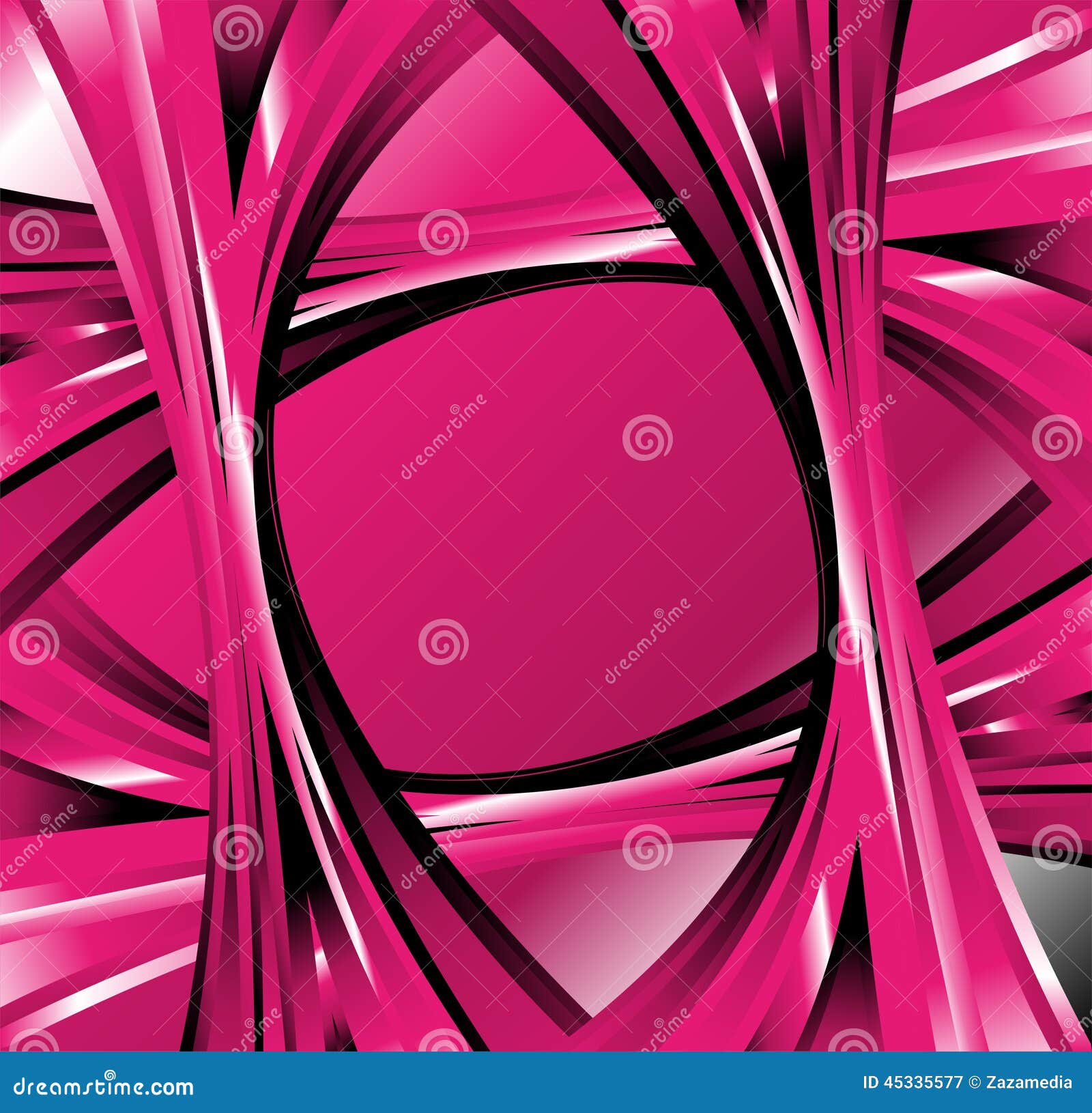 A Pink Abstract Wave Background Stock Illustration - Illustration of ...