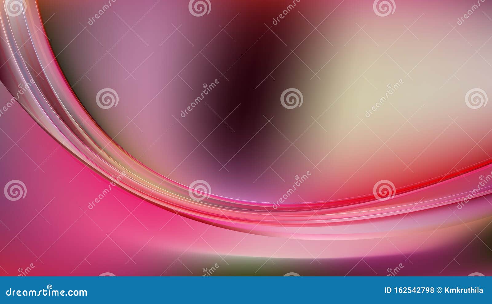 Pink Abstract Wave Background Template Graphic Stock Vector ...