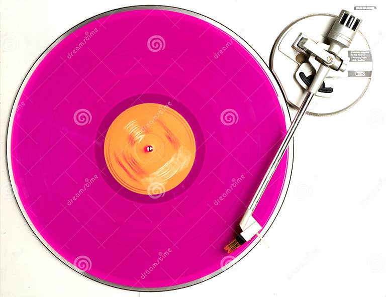 The pink album stock image. Image of recordplayer, discjockey - 3630851