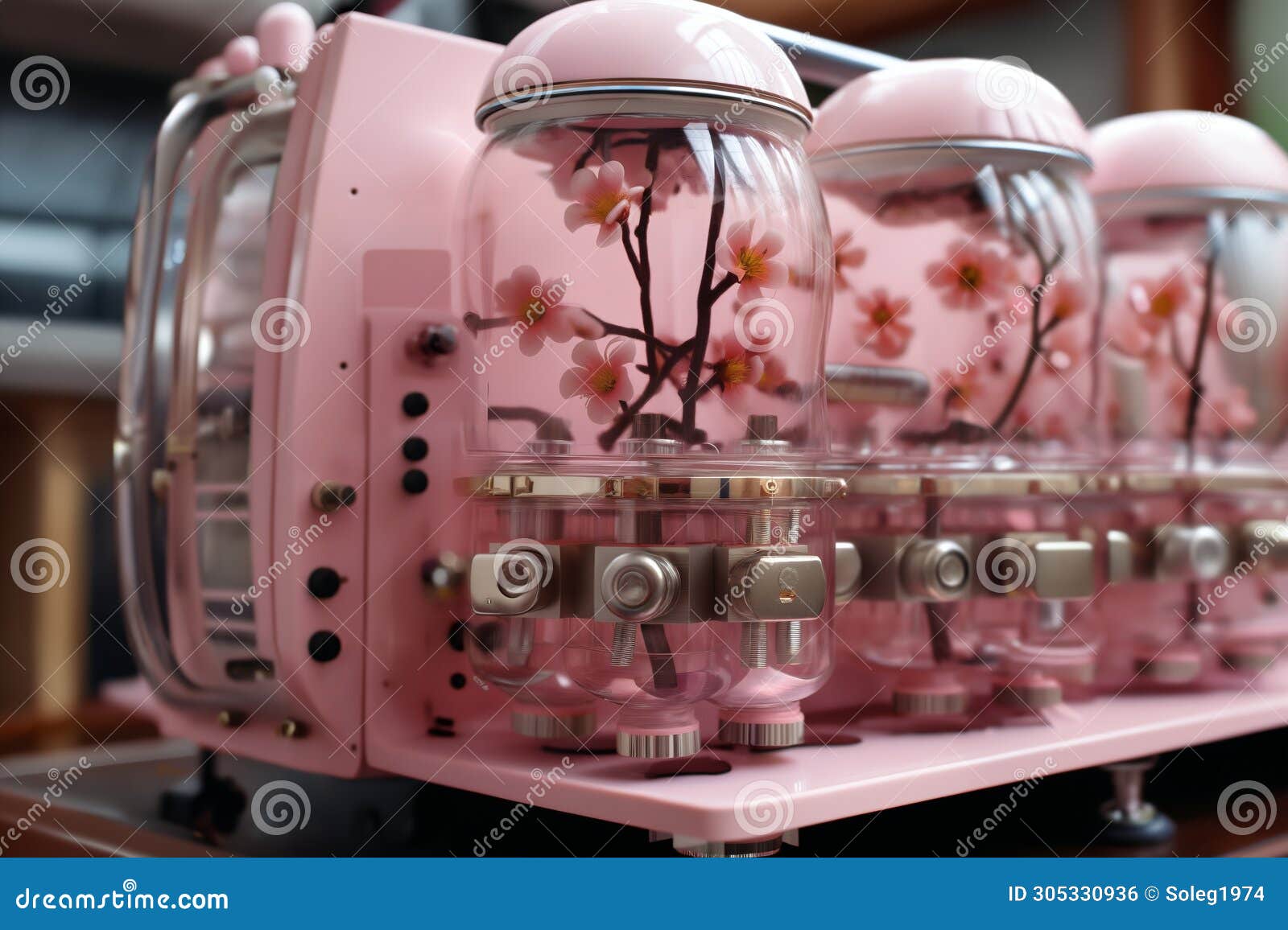 Pink Analog Control Panel in the Command Center, Devices for Industrial ...