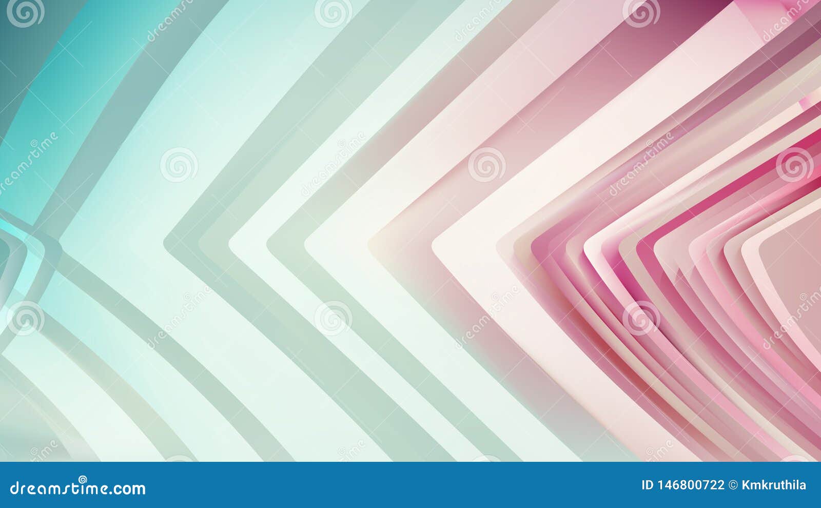 Pink Aqua Line Background Beautiful Elegant Illustration Graphic Art ...