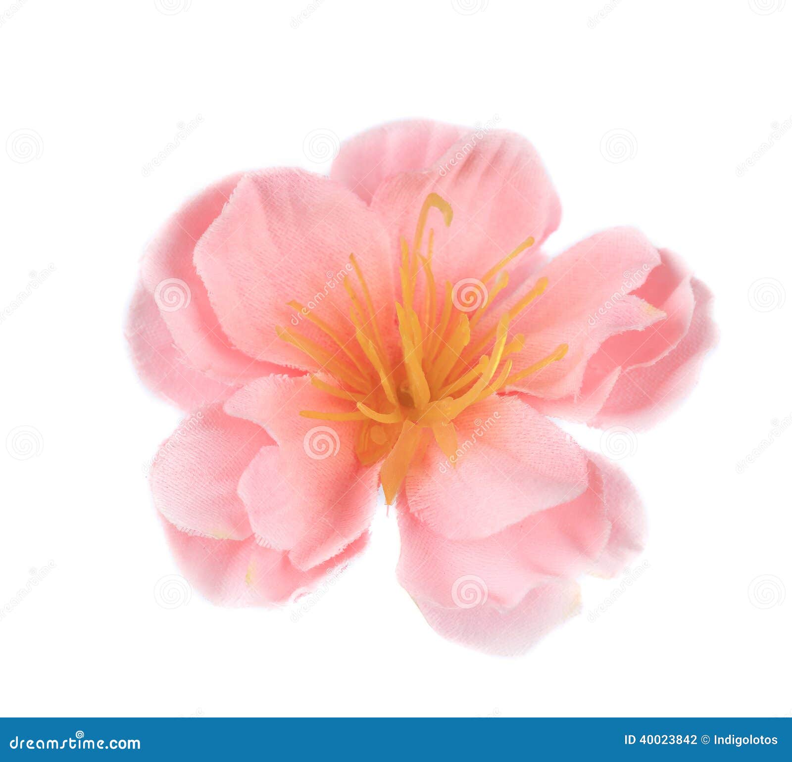 Pink artificial flower. stock photo. Image of white, flowers - 40023842