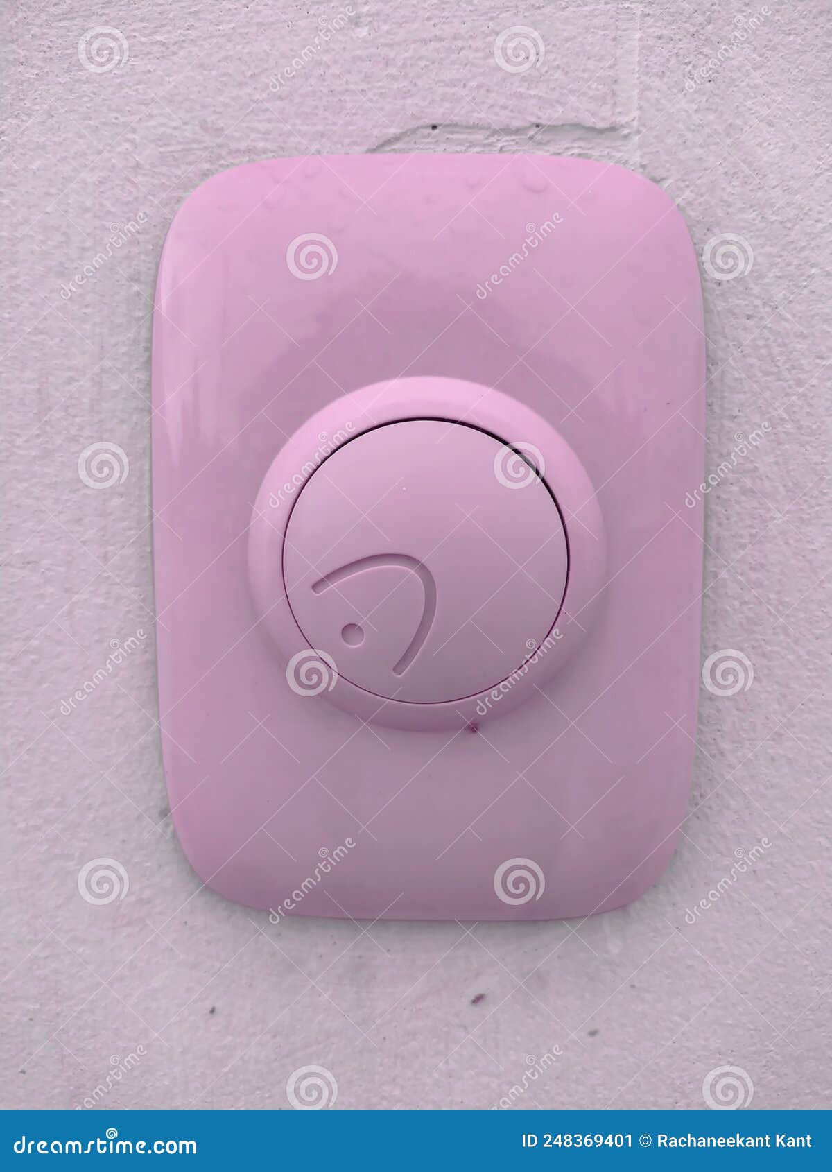 Close Up of the Doorbell. Home Accessories. Objects. Stock Image ...